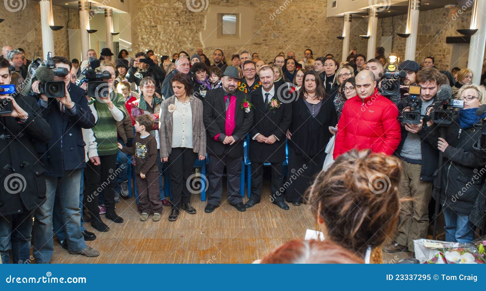 Gay Marriage, Audience Crowd Editorial Image - Image of ceremony ...