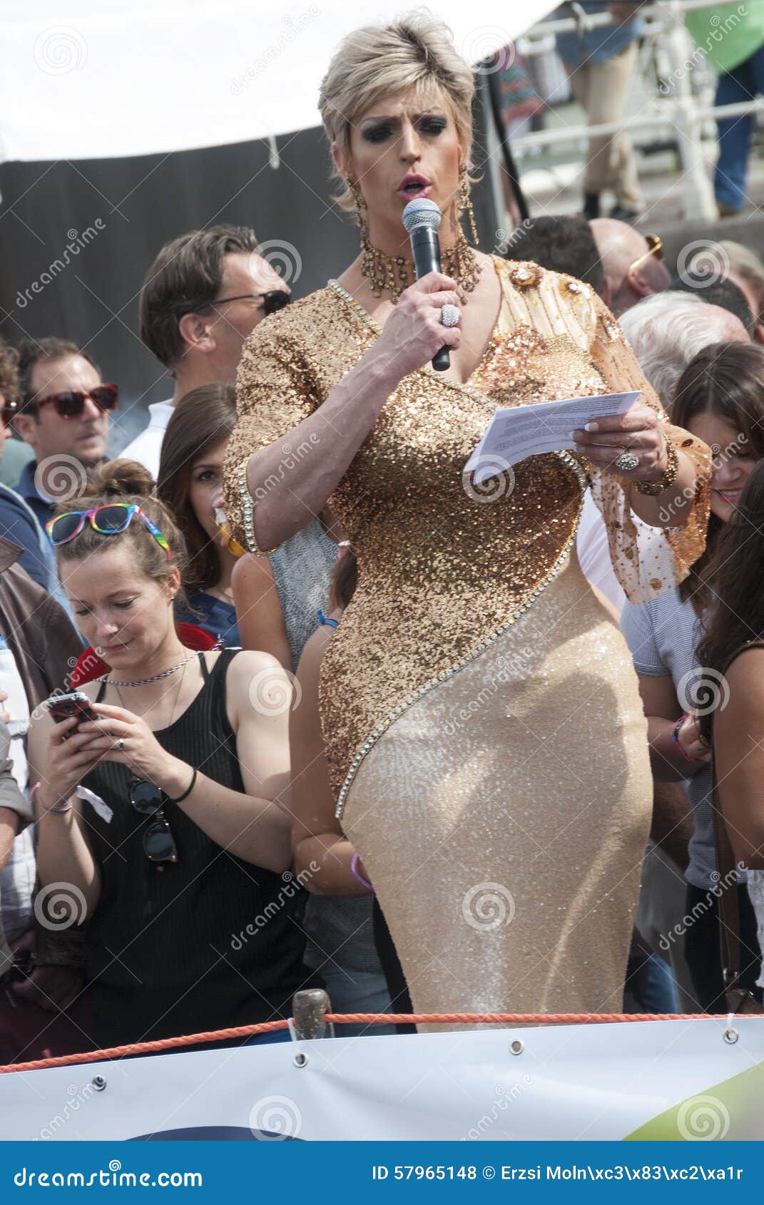 Gay Pride 2015 Amsterdam editorial stock photo. Image of lesbian - 57965148