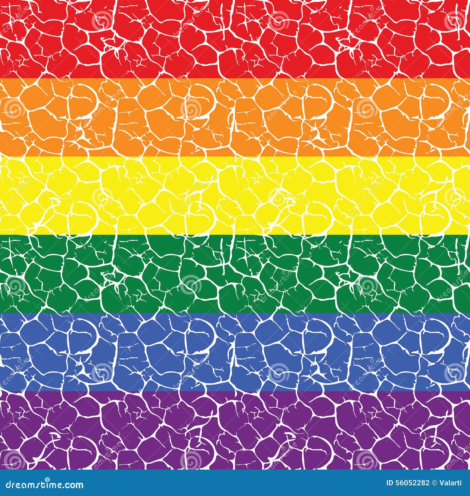 Gay Pride Flag with a Seamless Tiled Pattern in it Vector Stock Vector ...