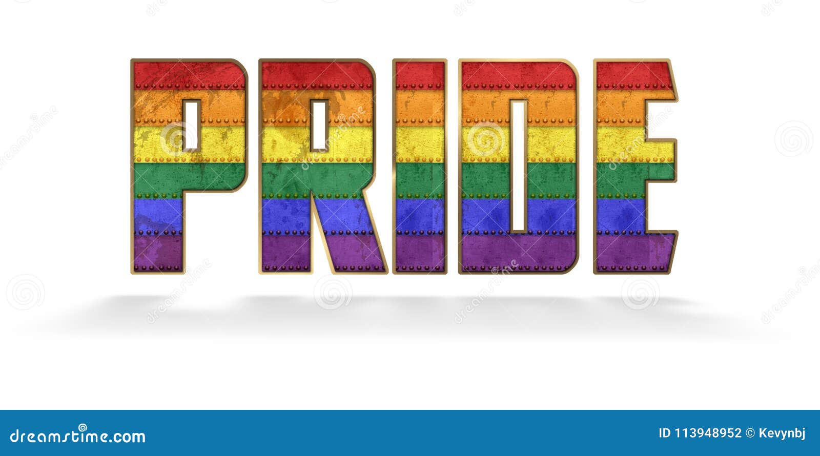 Gay Pride Lettering foto de archivo. Imagen de desfile - 113948952