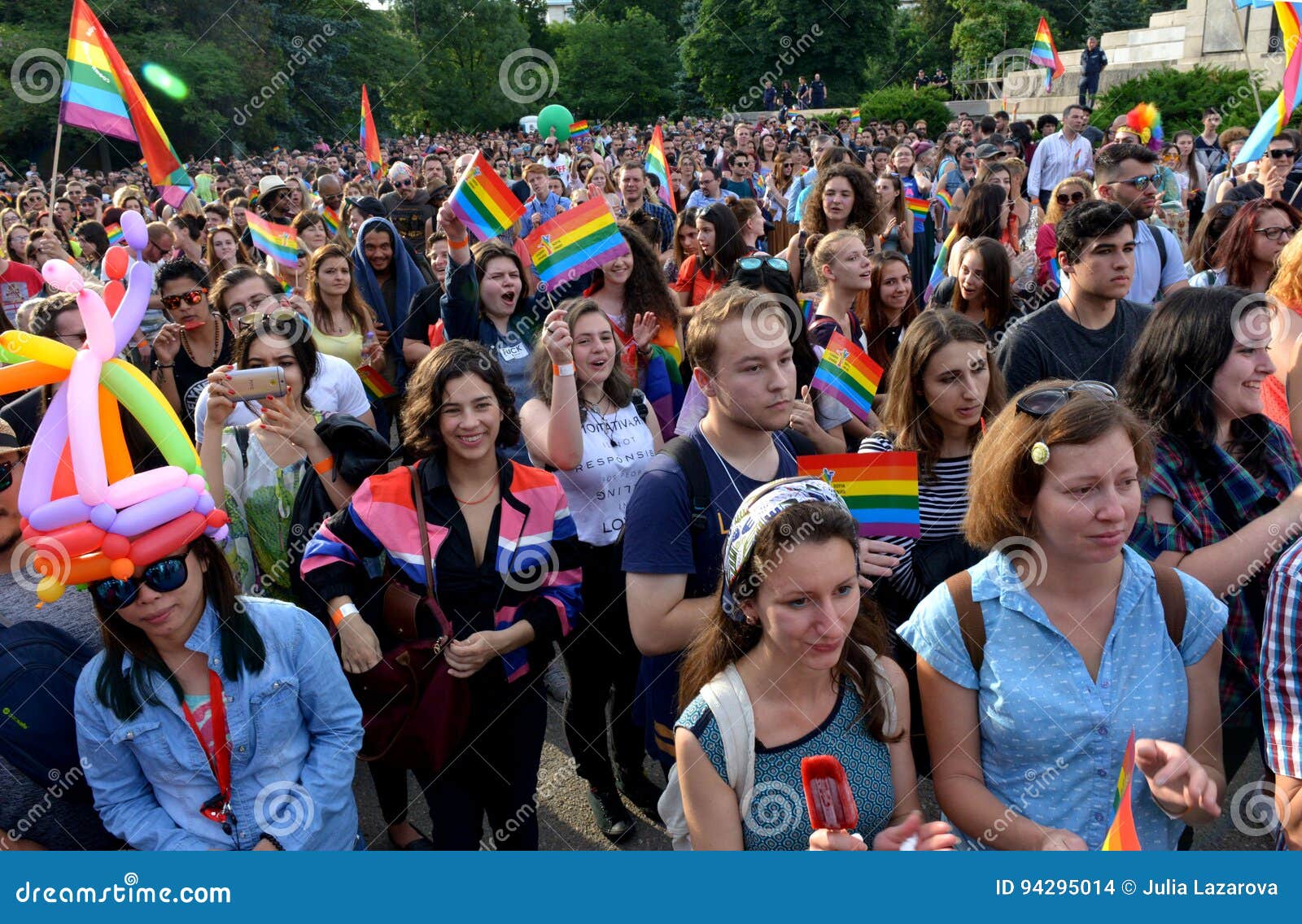 Gay Pride Parade in Sofia, Bulgari June 2017 Editorial Stock Image ...