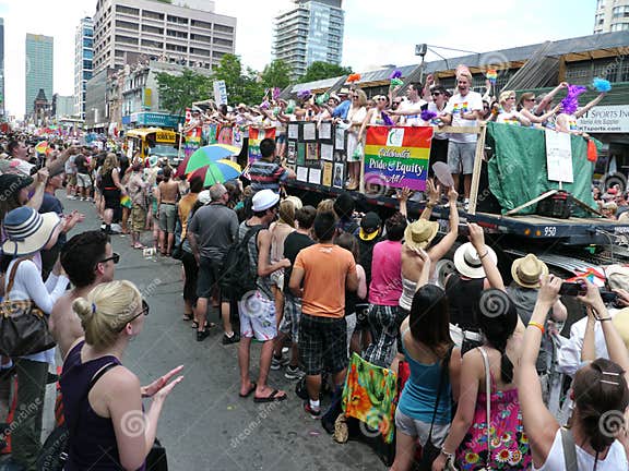 Gay Pride Parade Toronto 2011 Editorial Photography Image Of Banner Canada 20151247