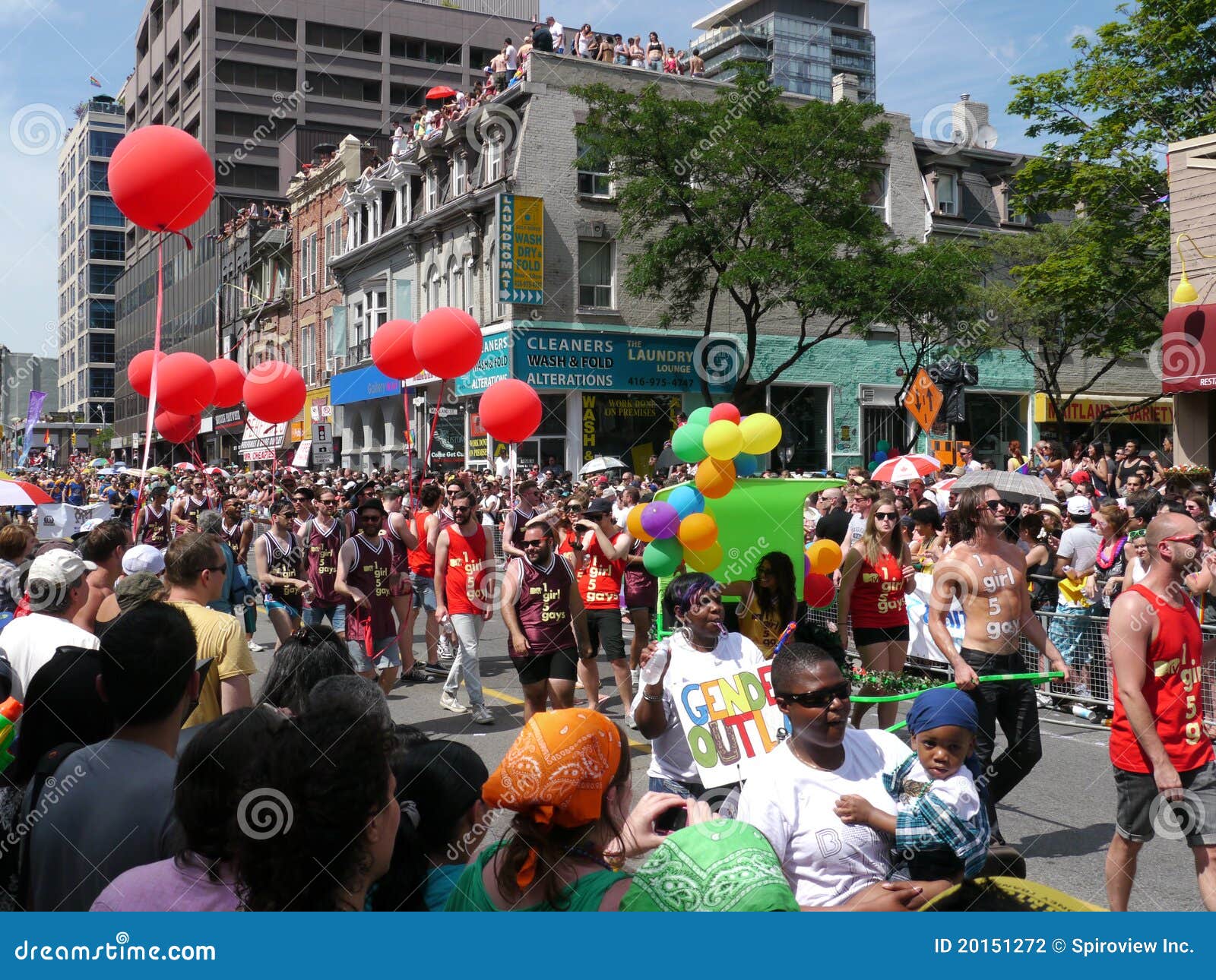 Toronto Gay Pride Parade Attendance Clipart