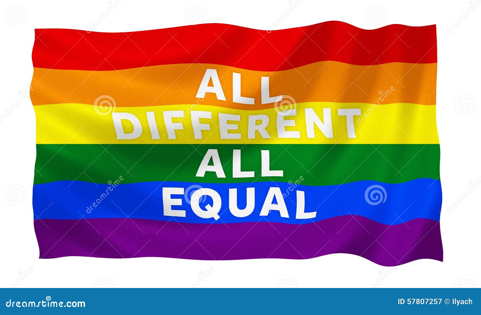 Gay rainbow equality flag stock illustration. Illustration of sexual ...