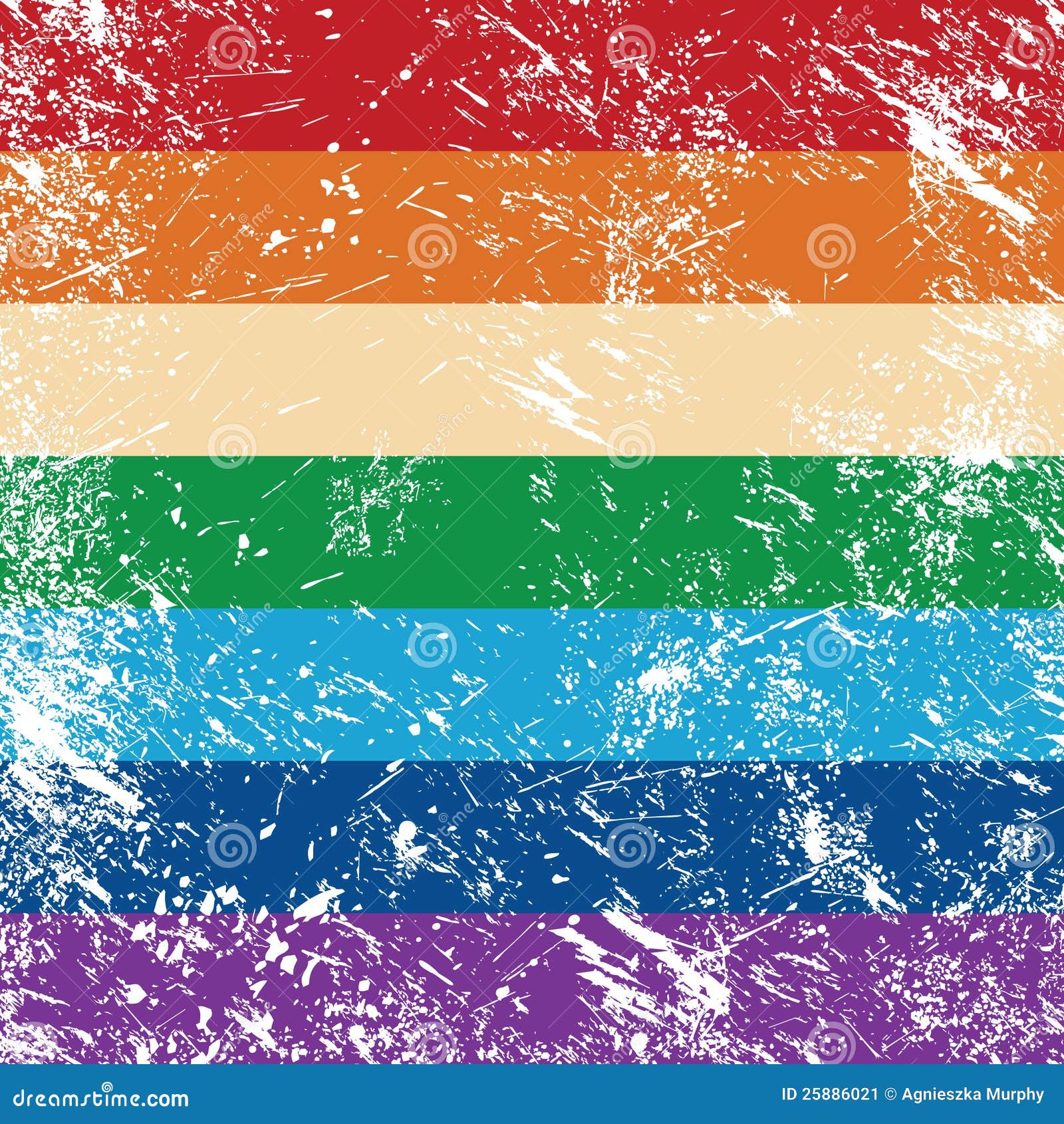 Gay Rights Retro Flag Stock Illustration Illustration Of Grace 25886021