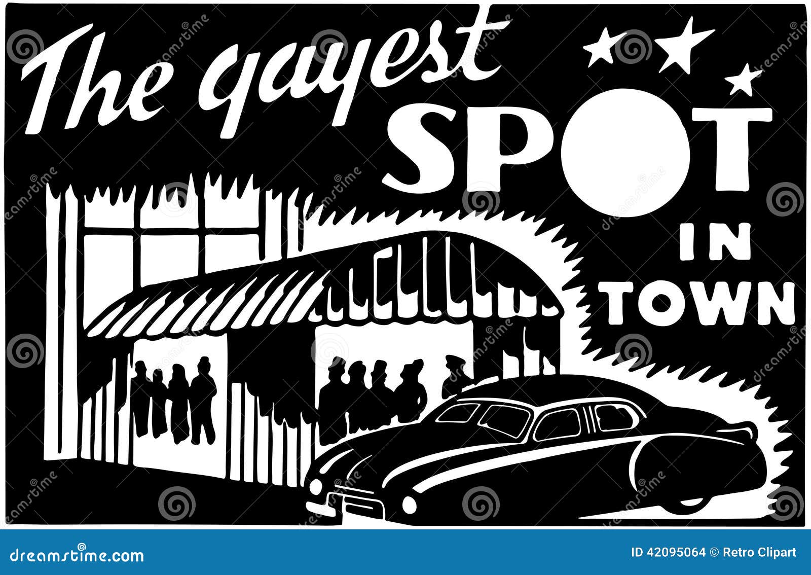 The Gayest Spot in Town 2 stock vector. Illustration of drawings - 42095064