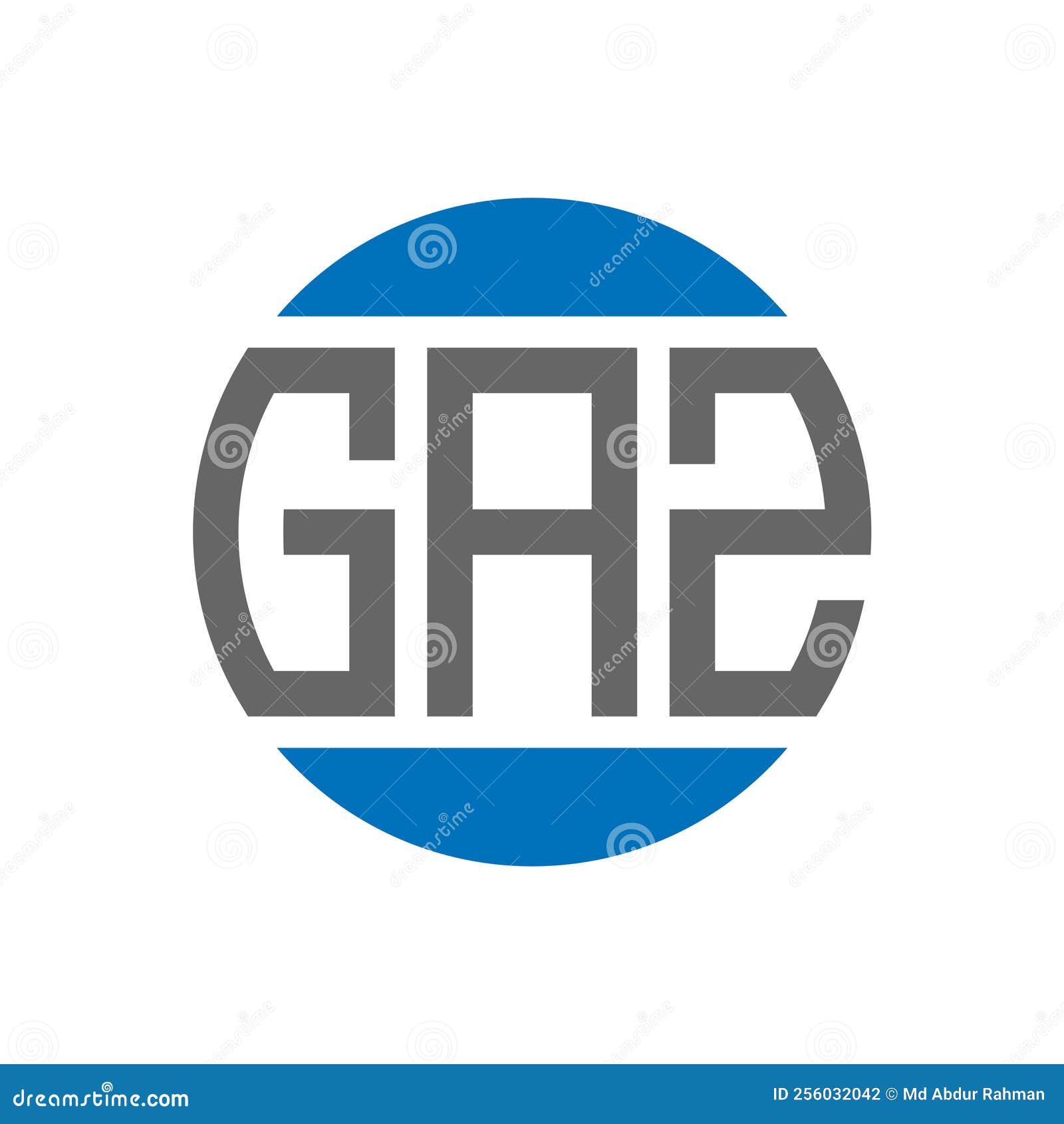 GAZ Letter Logo Design on White Background. GAZ Creative Initials ...