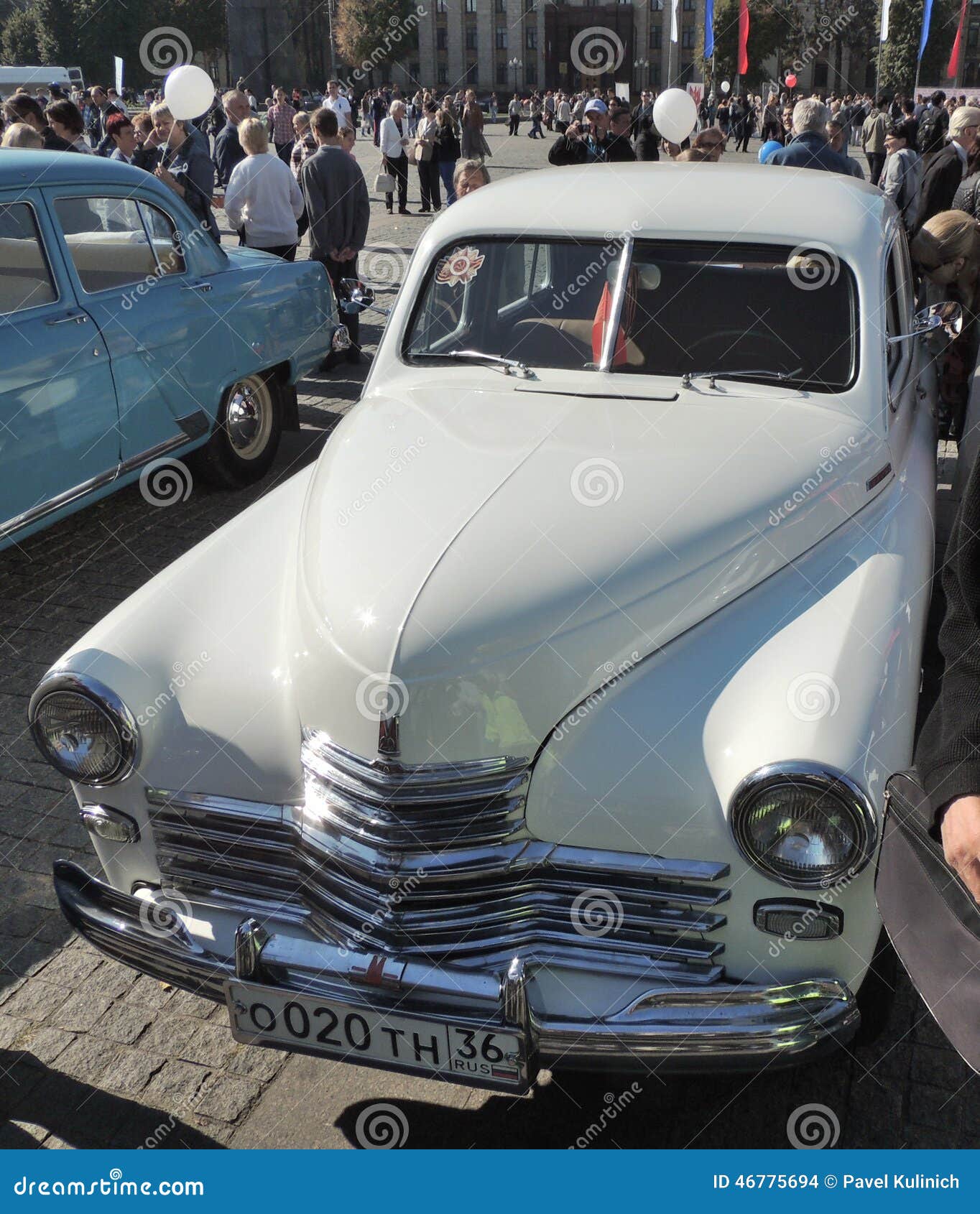 Executive Car of 1950s M20 Pobeda Editorial Stock Image - Image of ussr ...