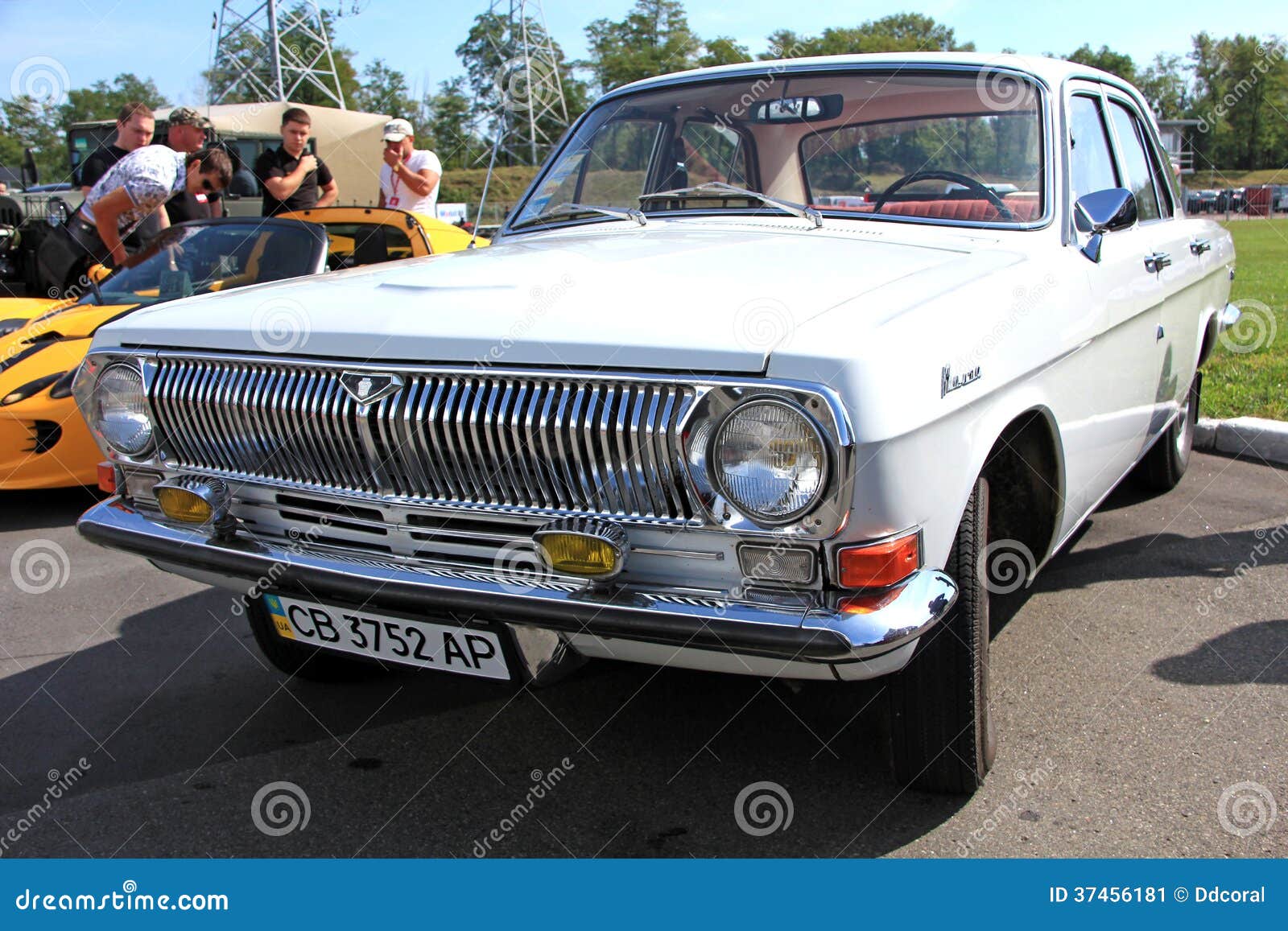 GAZ Volga (Soviet-made Automobile) Editorial Photo - Image of autocar ...