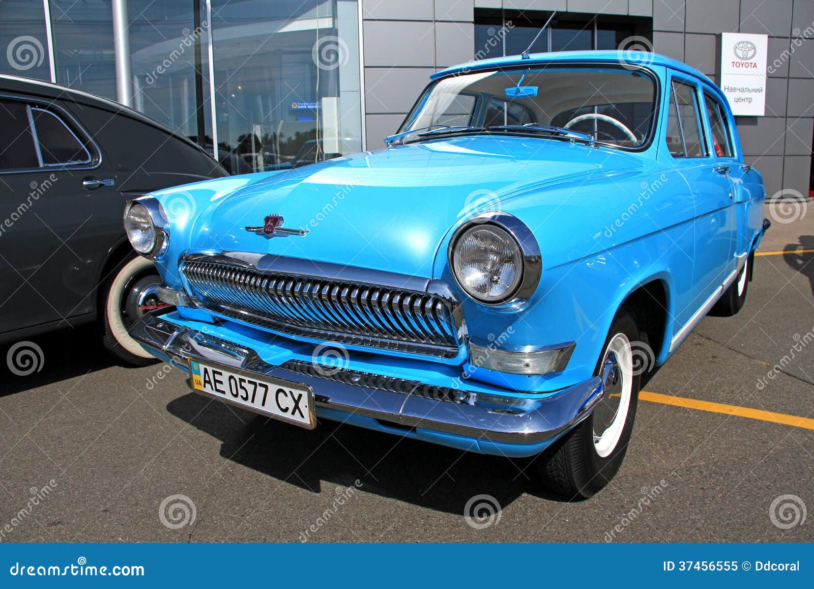 GAZ Volga (Soviet-made Automobile) Editorial Image - Image of ...