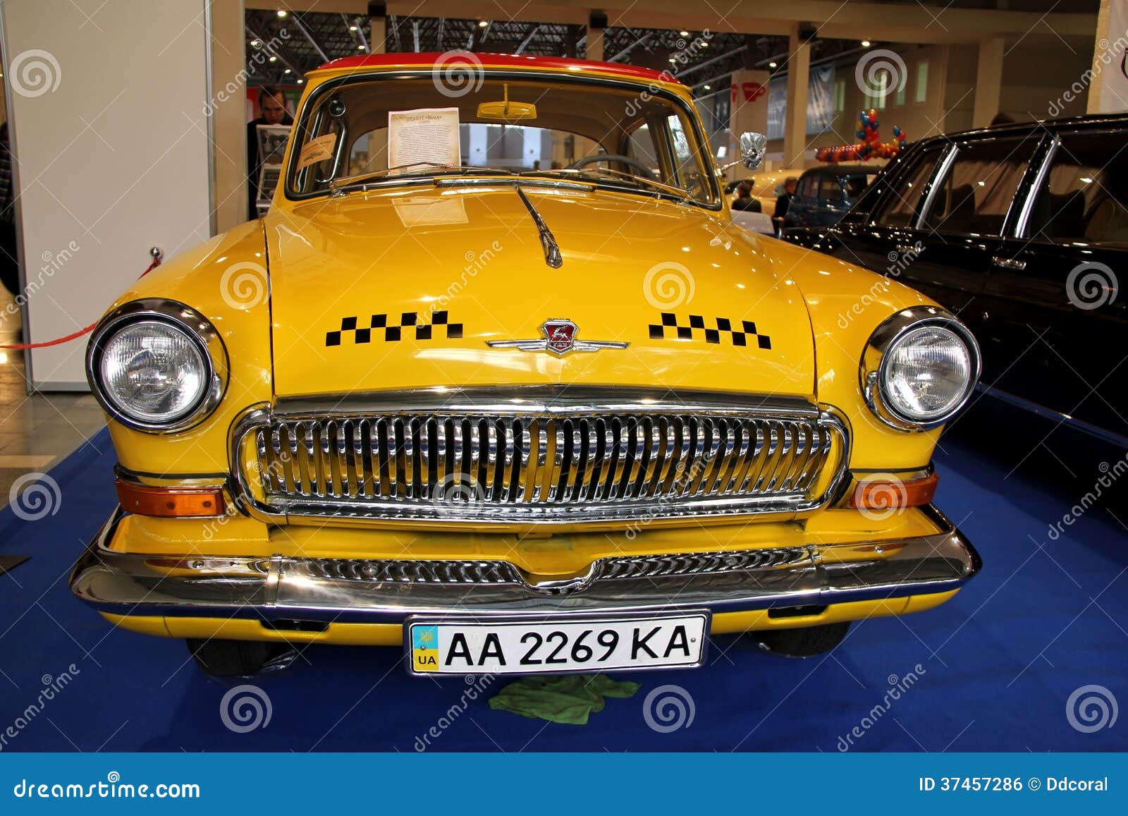 GAZ Volga (Soviet-made Automobile) Editorial Photo - Image of motorshow ...