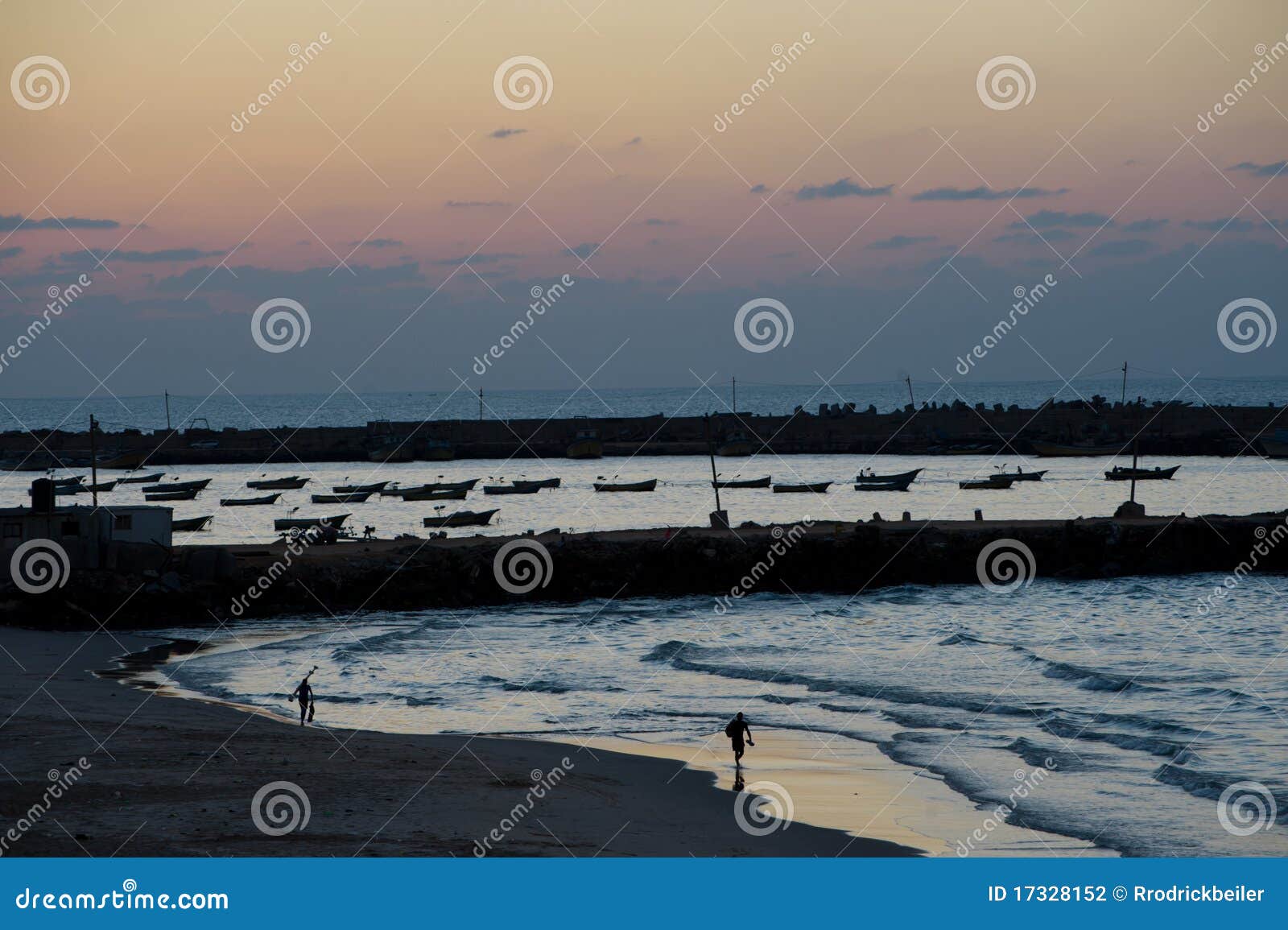 Gaza Beach at Dusk editorial photography. Image of mediterranean - 17328152