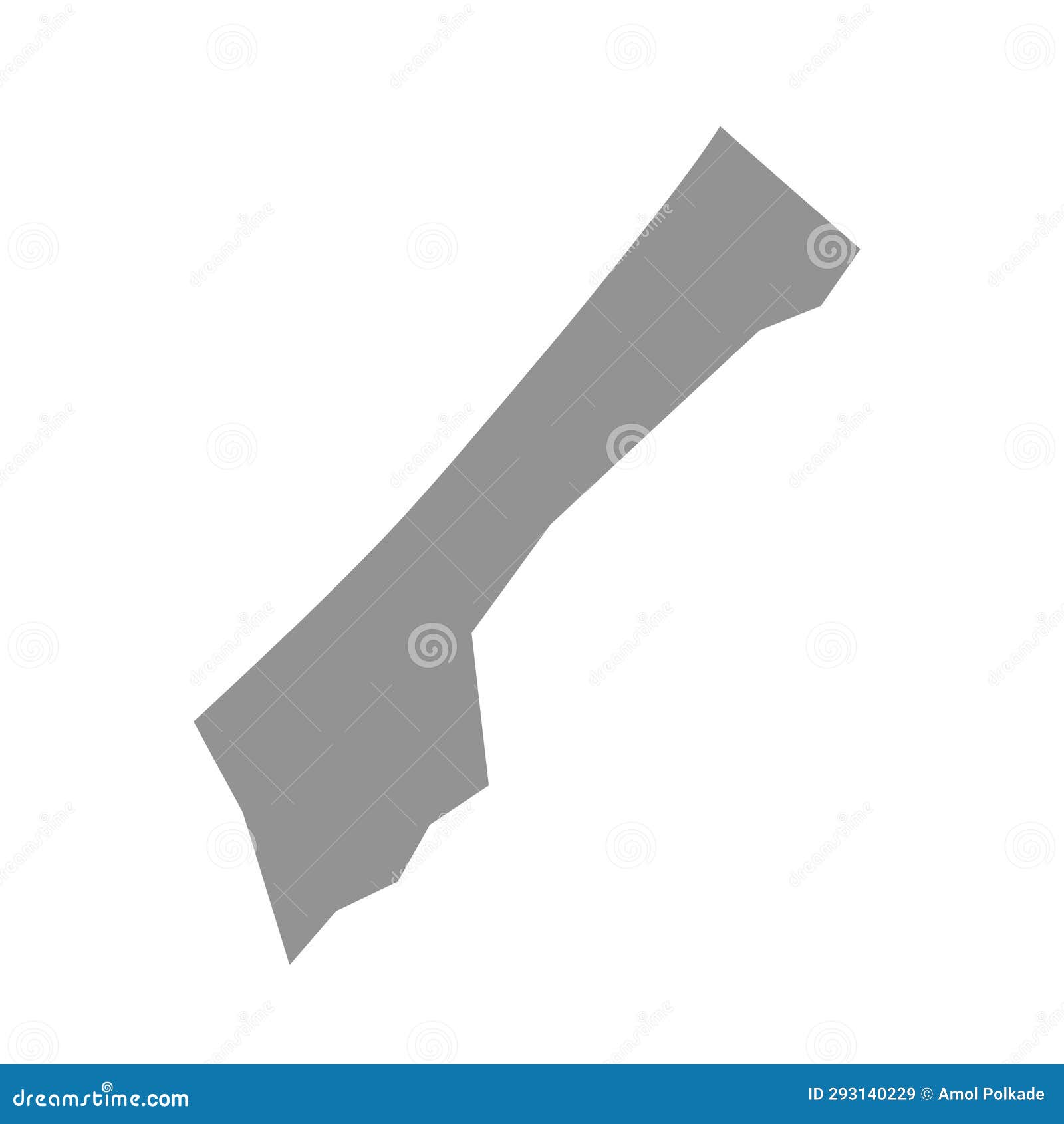 Gaza Strip Map Vector Icon. Gaza Map Stock Vector - Illustration of ...