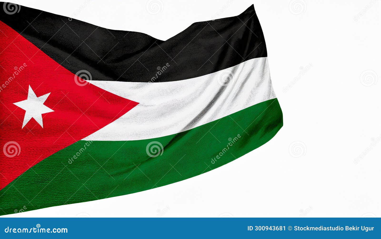 Gaza Strip National Flag stock illustration. Illustration of gaza ...