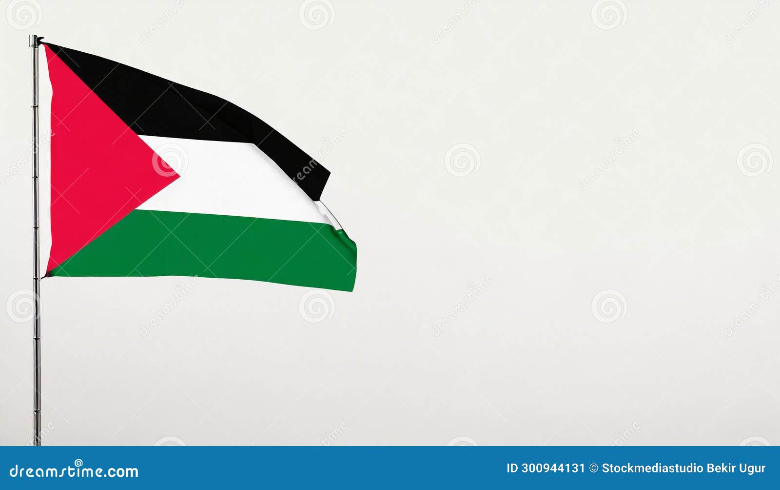 Gaza Strip National Flag stock illustration. Illustration of resilience ...