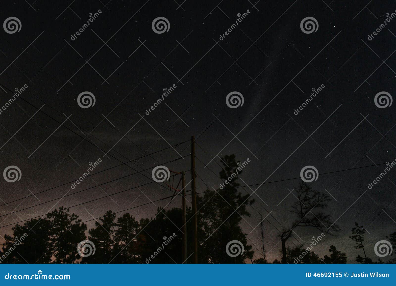 Gaze on the stars stock image. Image of nightphotography - 46692155