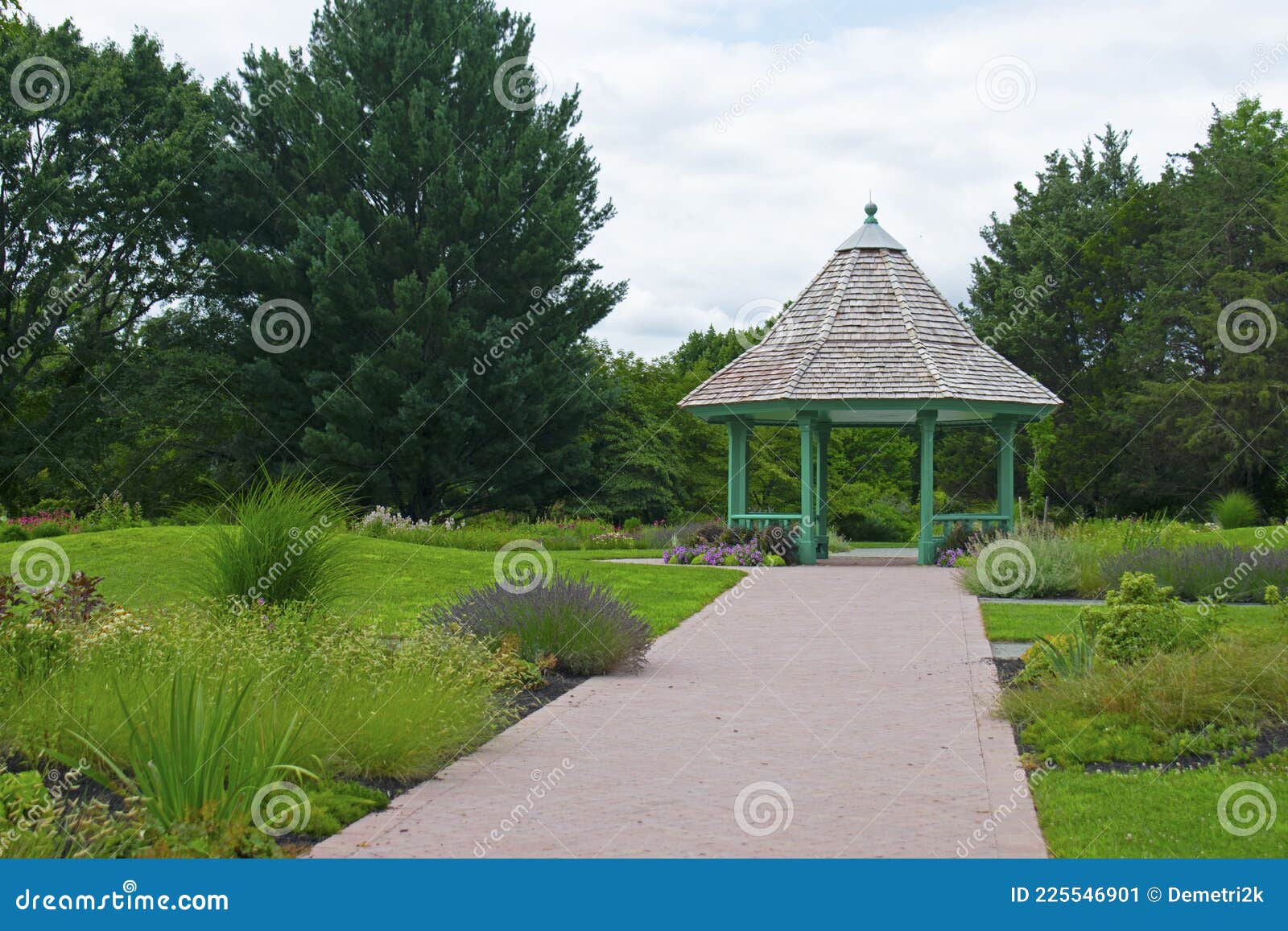 Gazebo at Colonial Park Garden -02 Stock Image - Image of afternoon ...