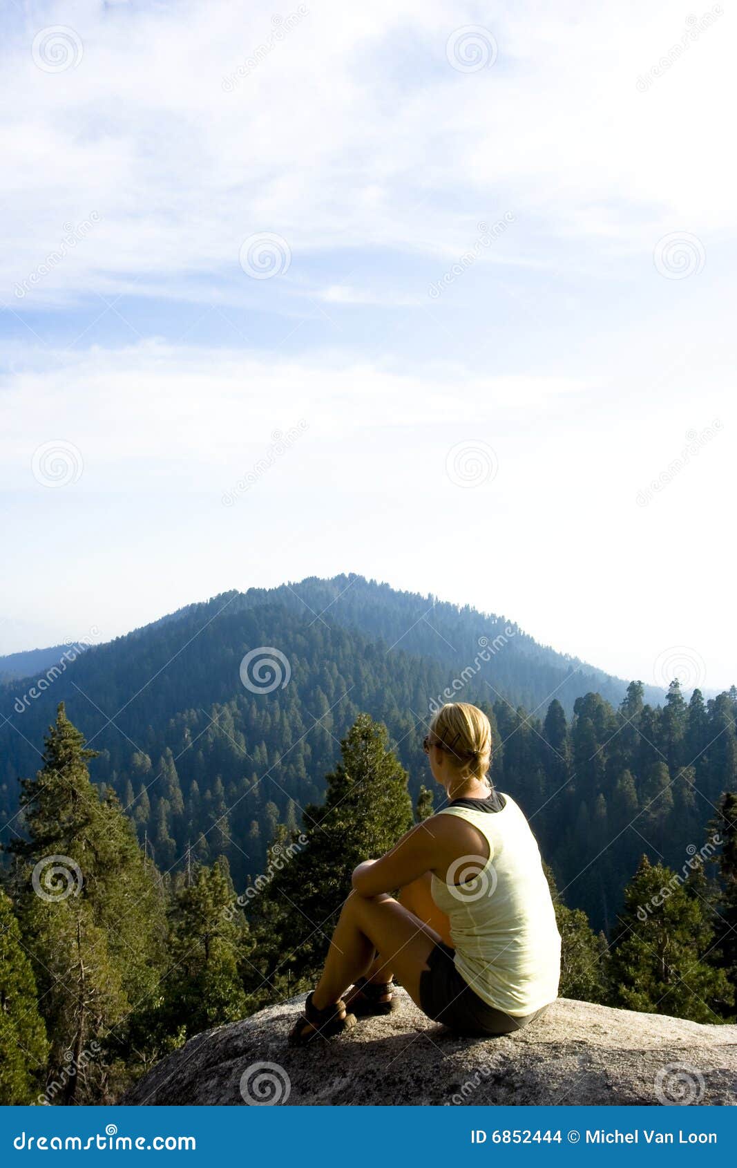 Gazing stock photo. Image of travel, landscape, woman - 6852444