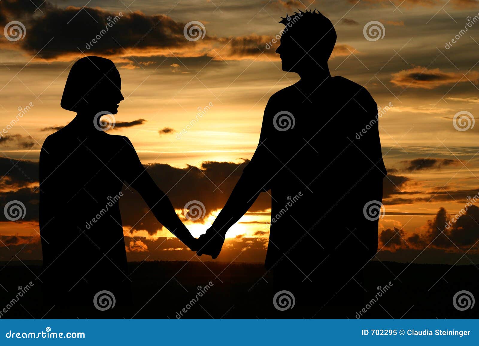 Gazing into sunset stock image. Image of peaceful, gold - 702295