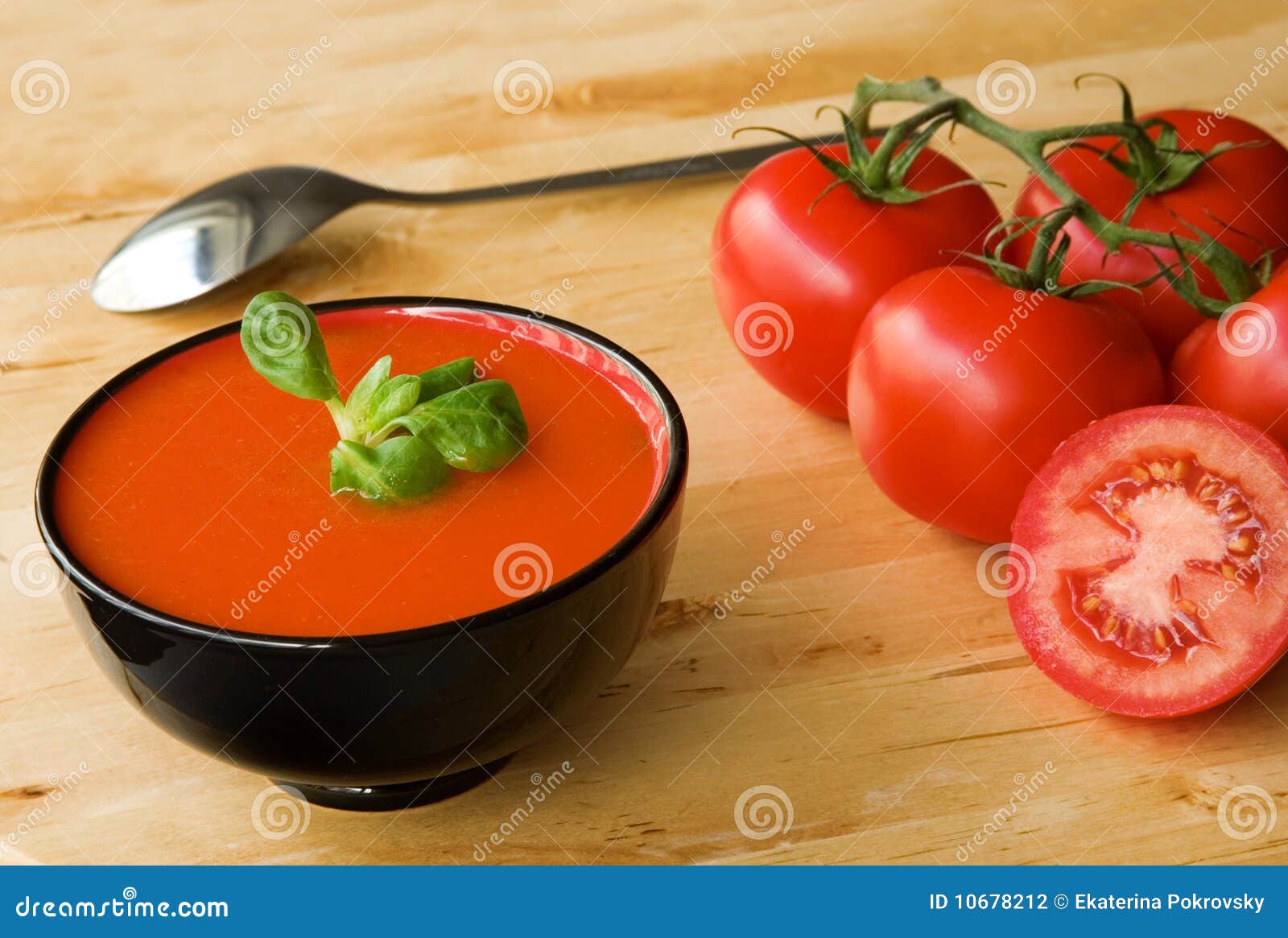 Gazpacho Espanhol Frio Da Sopa Foto de Stock - Imagem de tradicional ...