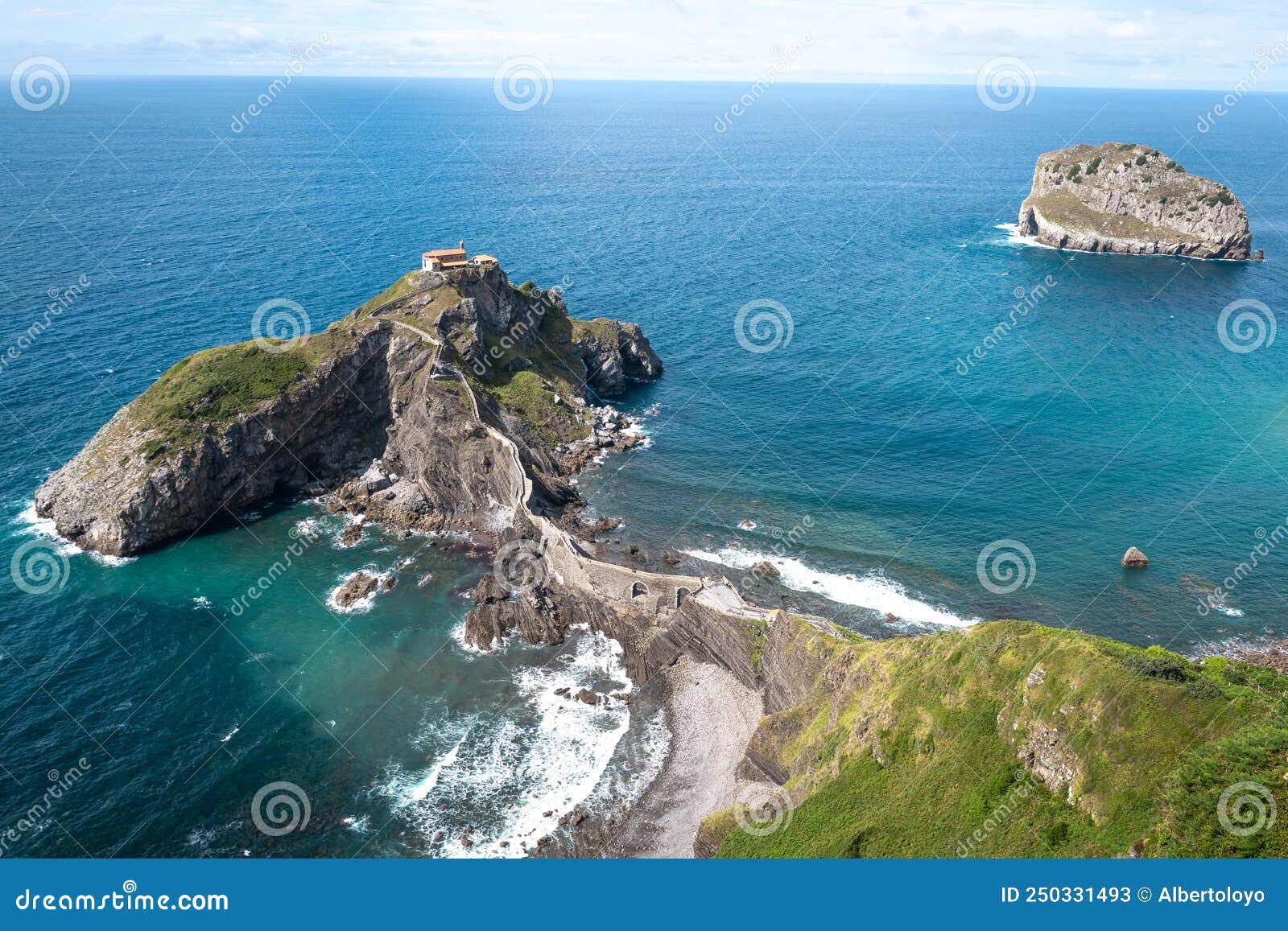Gaztelugatxe, Basque Country Coast, Spain Stock Image - Image of ...