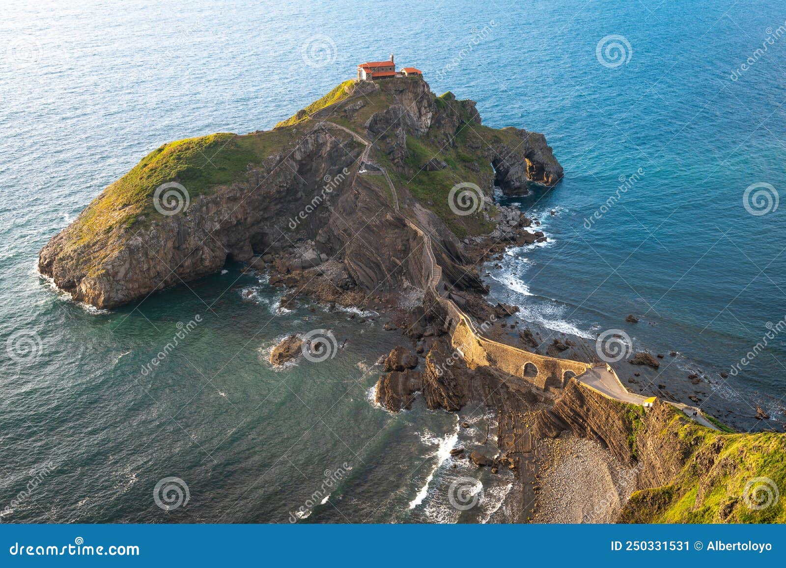 Gaztelugatxe, Basque Country Coast, Spain Stock Image - Image of ...
