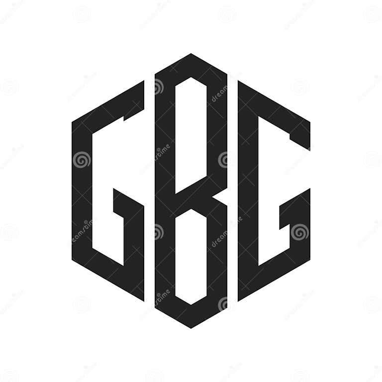 GBG Logo Design. Initial Letter GBG Monogram Logo Using Hexagon Shape ...