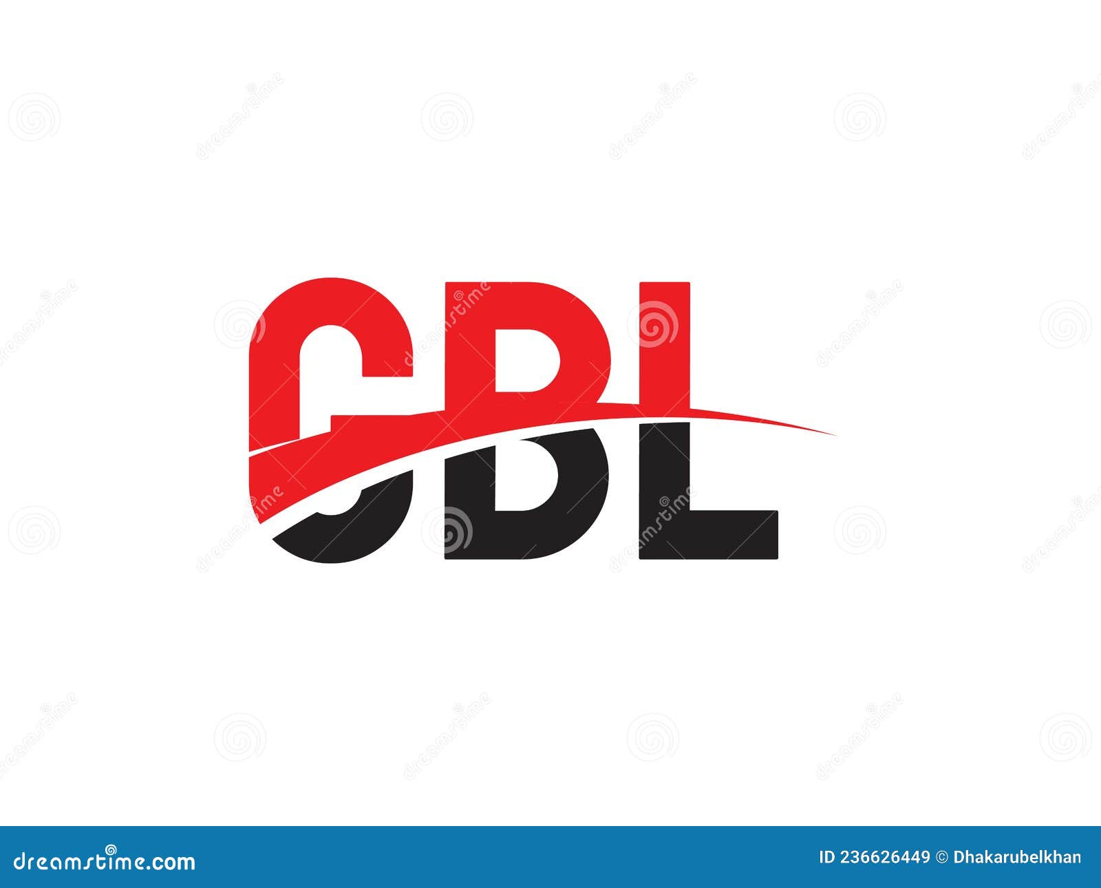 GBL Letter Initial Logo Design Vector Illustration Stock Image - Image ...