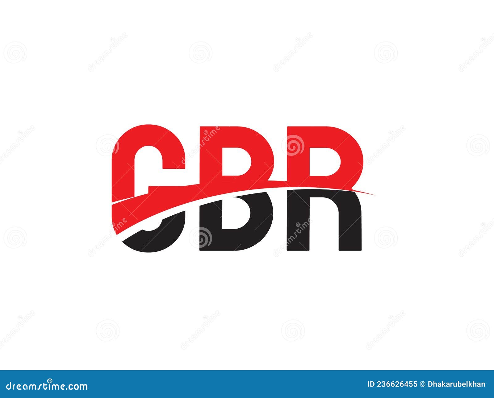 GBR Letter Initial Logo Design Vector Illustration Stock Image - Image ...