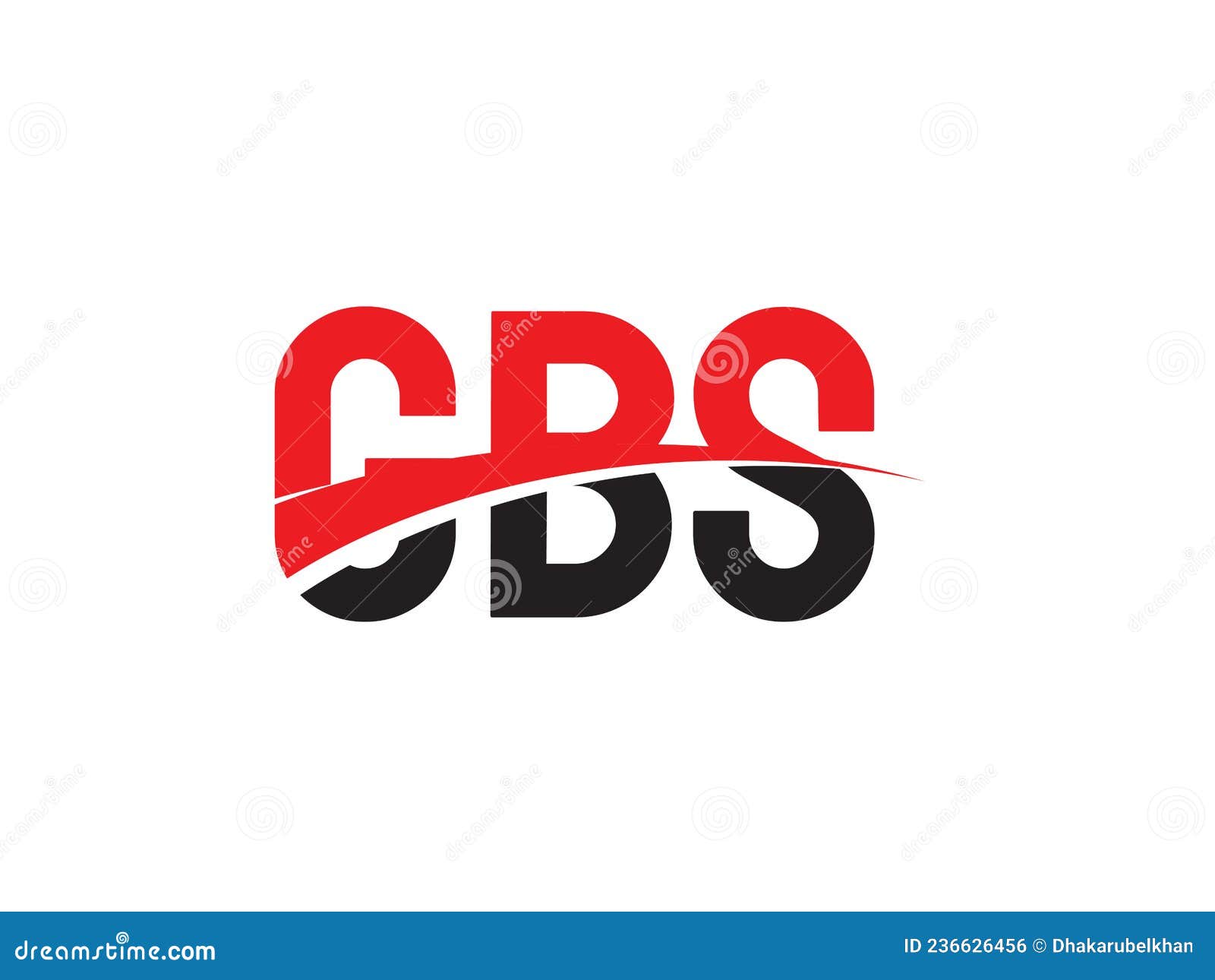 GBS Letter Initial Logo Design Vector Illustration Stock Photo - Image ...