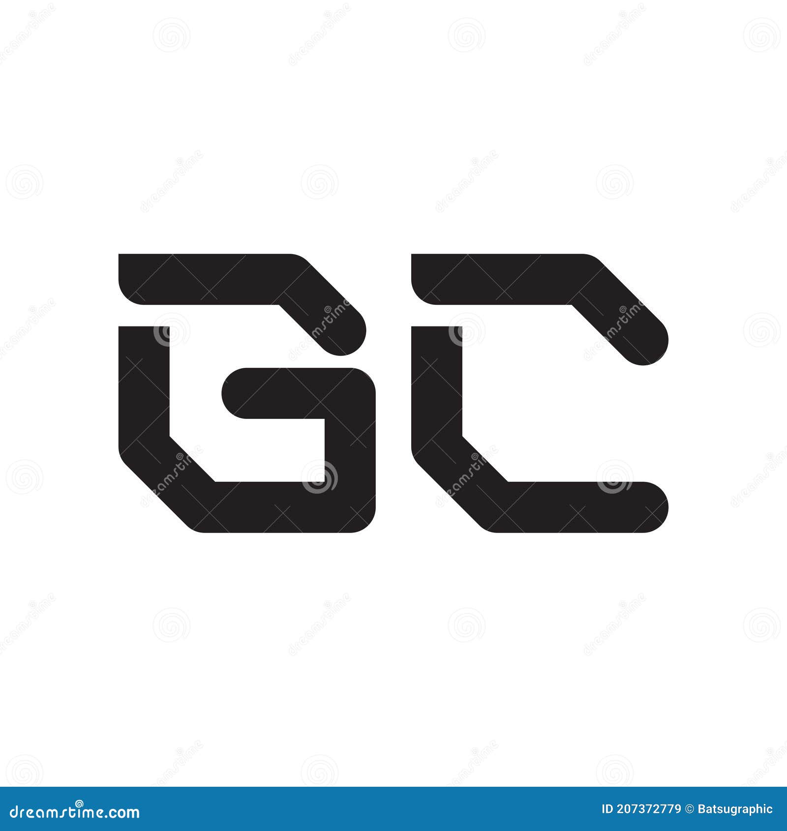Gc Initial Letter Vector Logo Icon Stock Vector - Illustration of ...