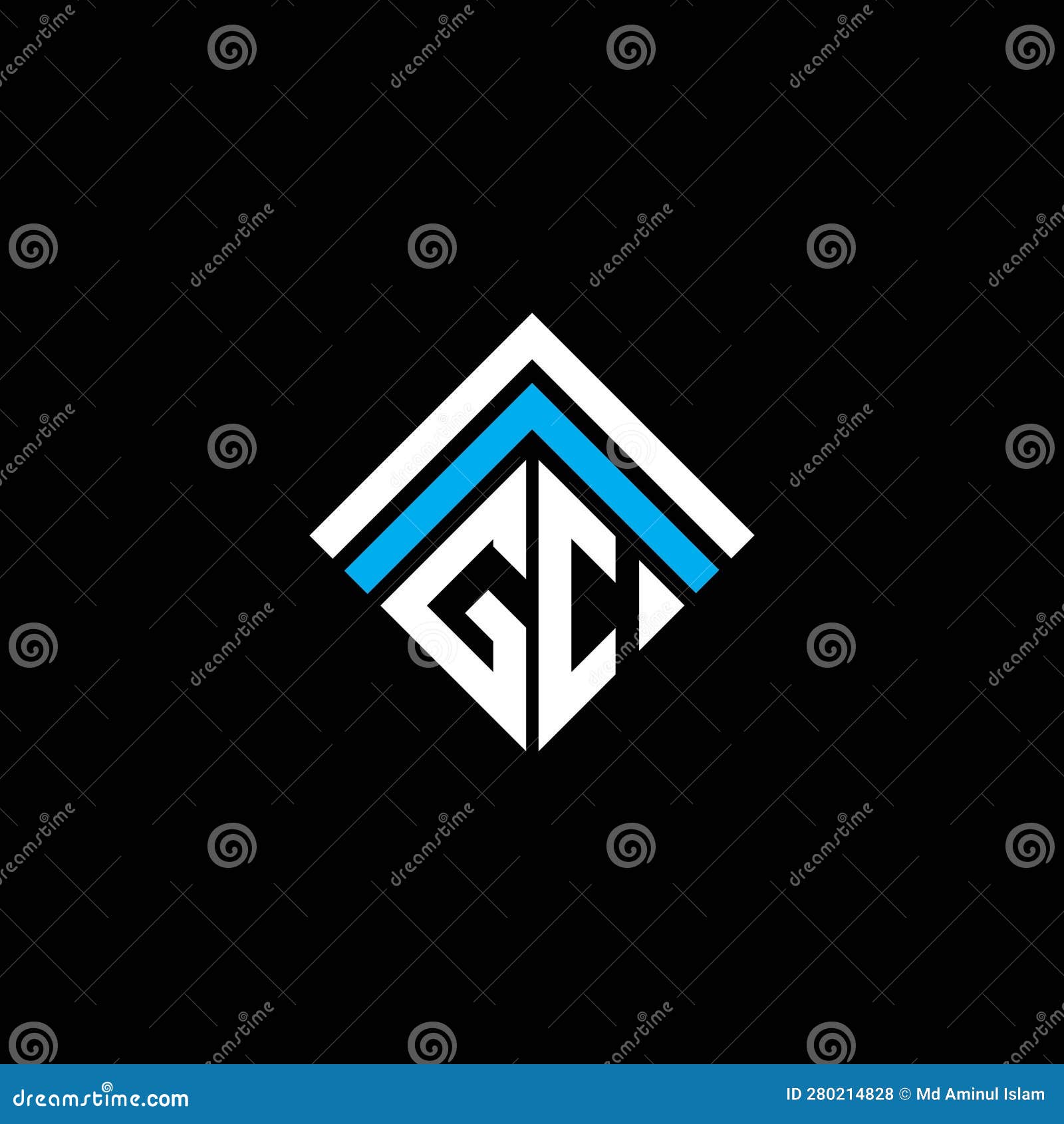 GC Letter Logo Creative Design with Vector Graphic, GC Stock ...