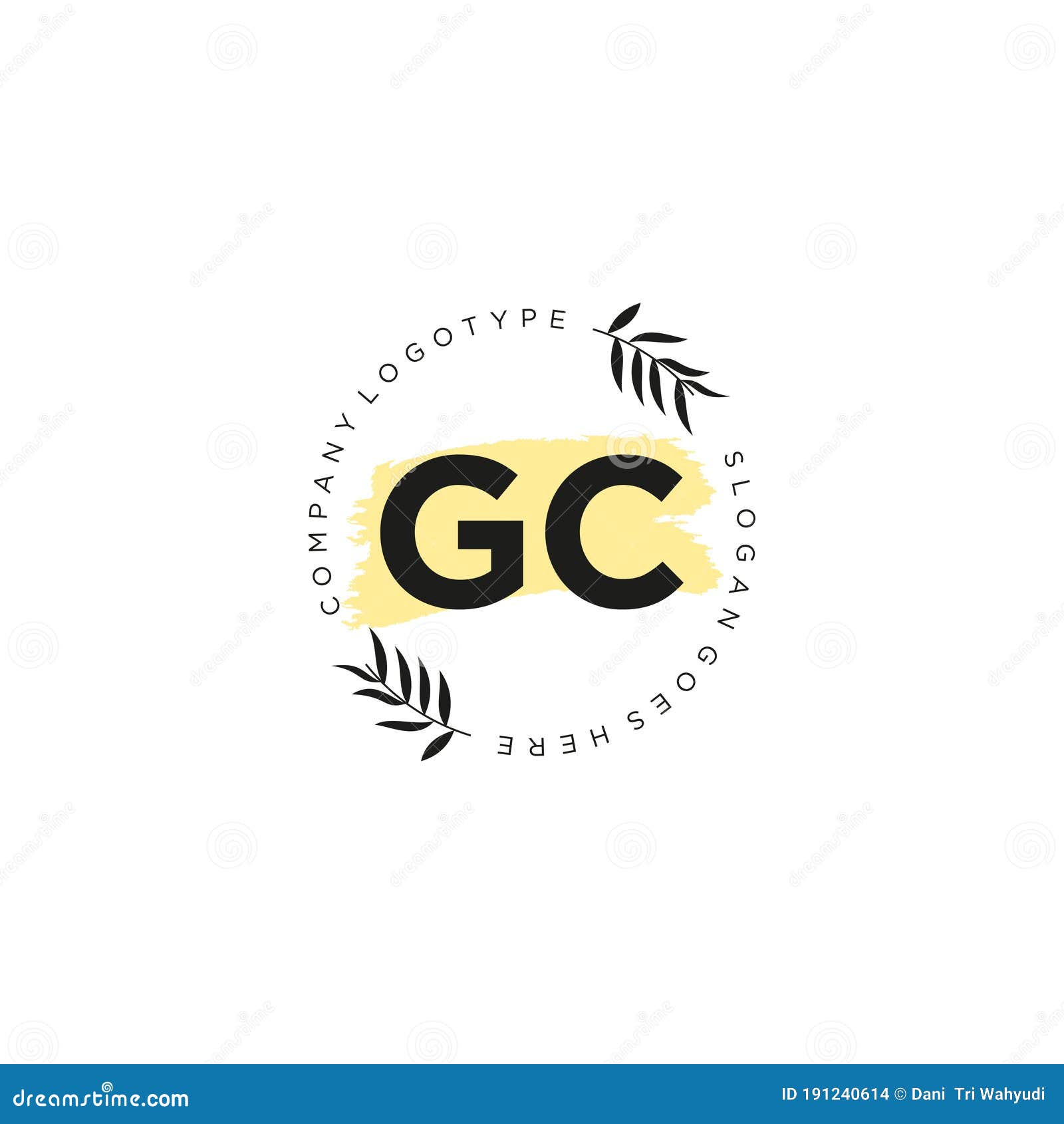 GC Letter Logo Icon Design Template Elements Stock Vector ...