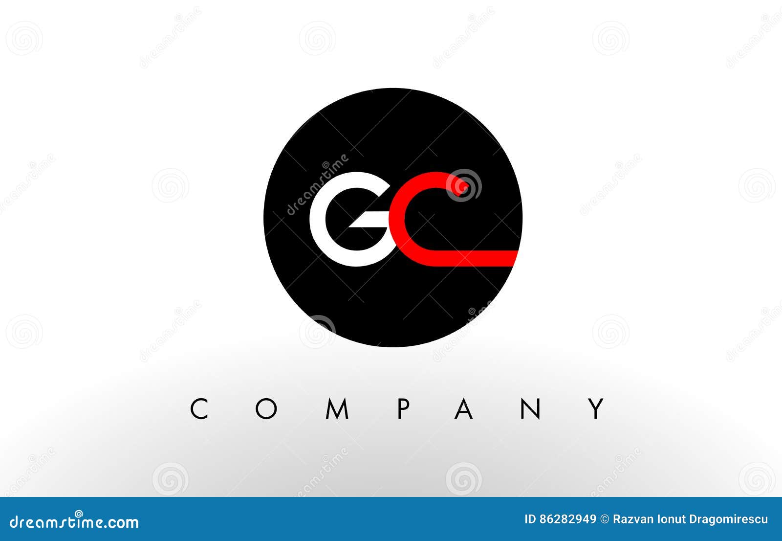 GC Logo. Letter Design Vector. Stock Vector - Illustration of concept ...