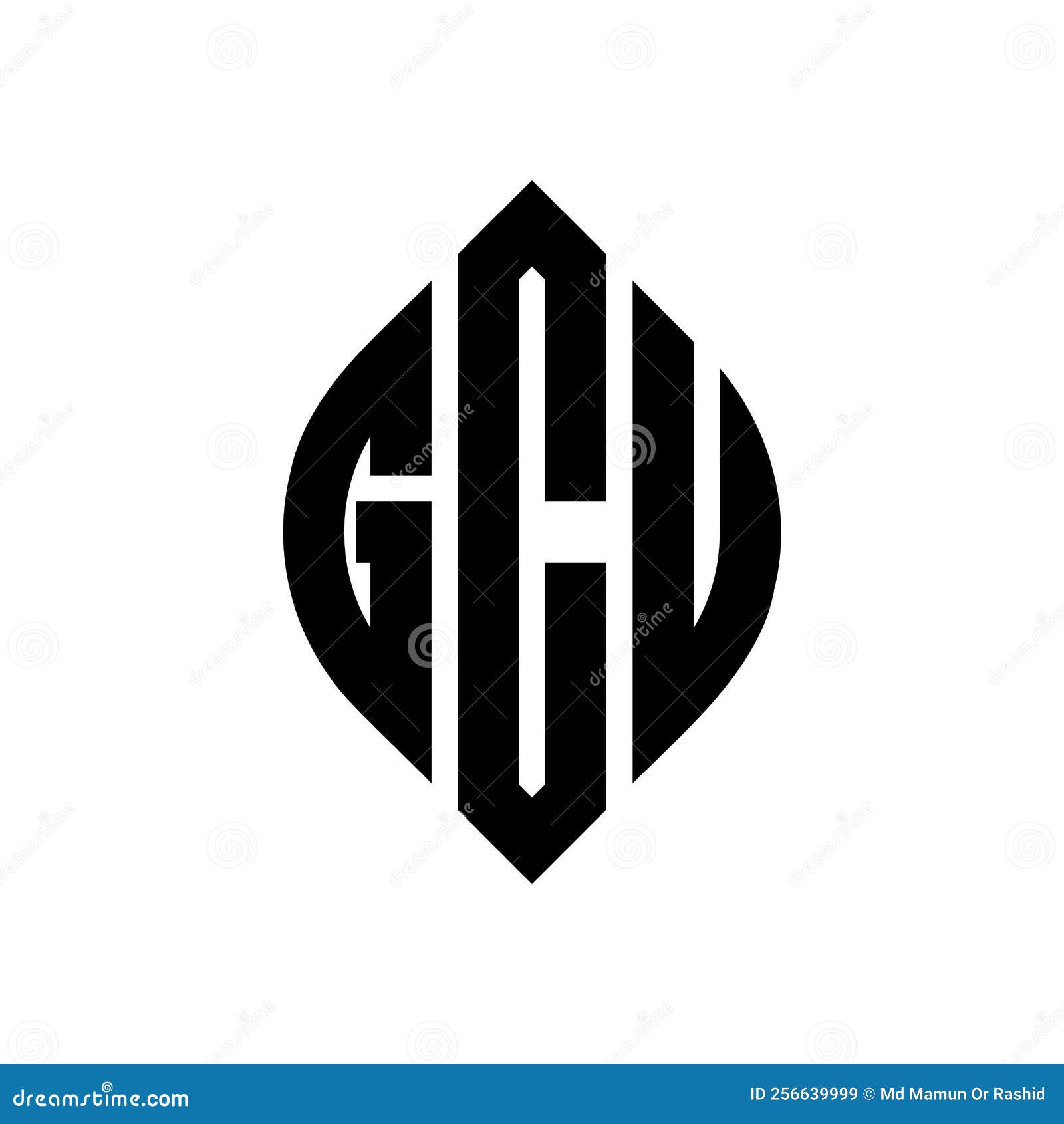 GCU Circle Letter Logo Design with Circle and Ellipse Shape. GCU ...