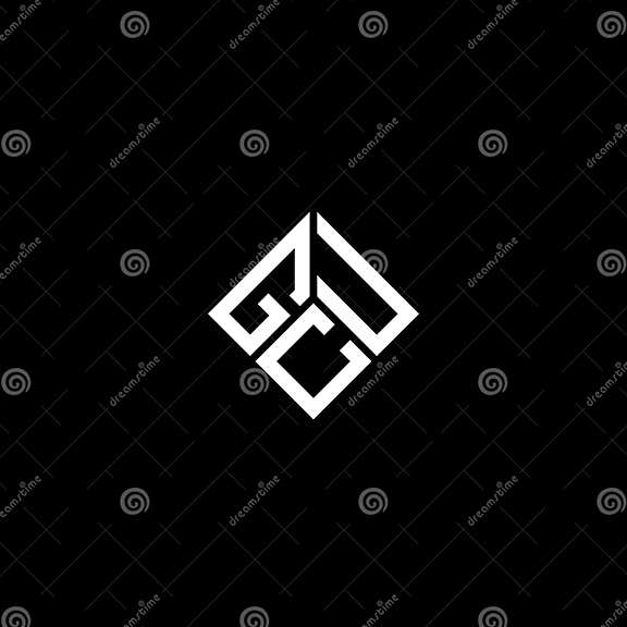 GCU Letter Logo Design on Black Background. GCU Creative Initials ...