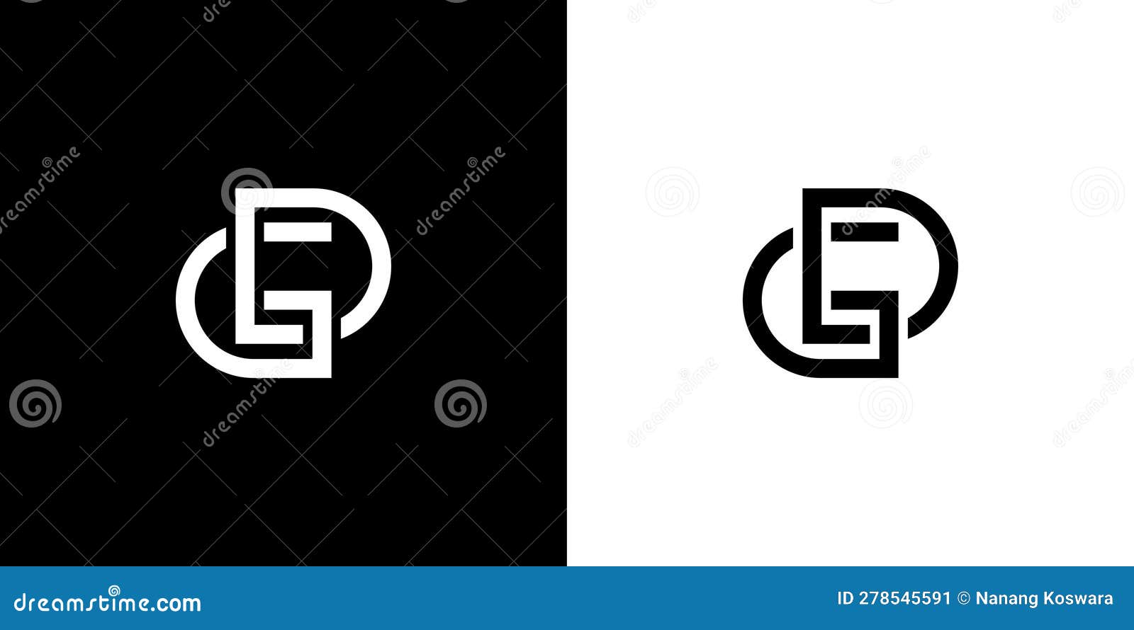 GD Logo, GD Monogram, Initial GD Logo, Letter GD Logo, Icon, Vector ...