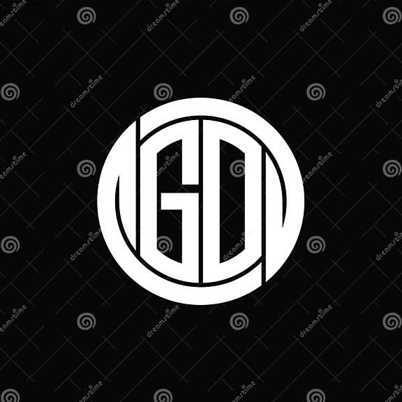 GD Logo Monogram Shield Inside Circle Shape Vector Images Design ...