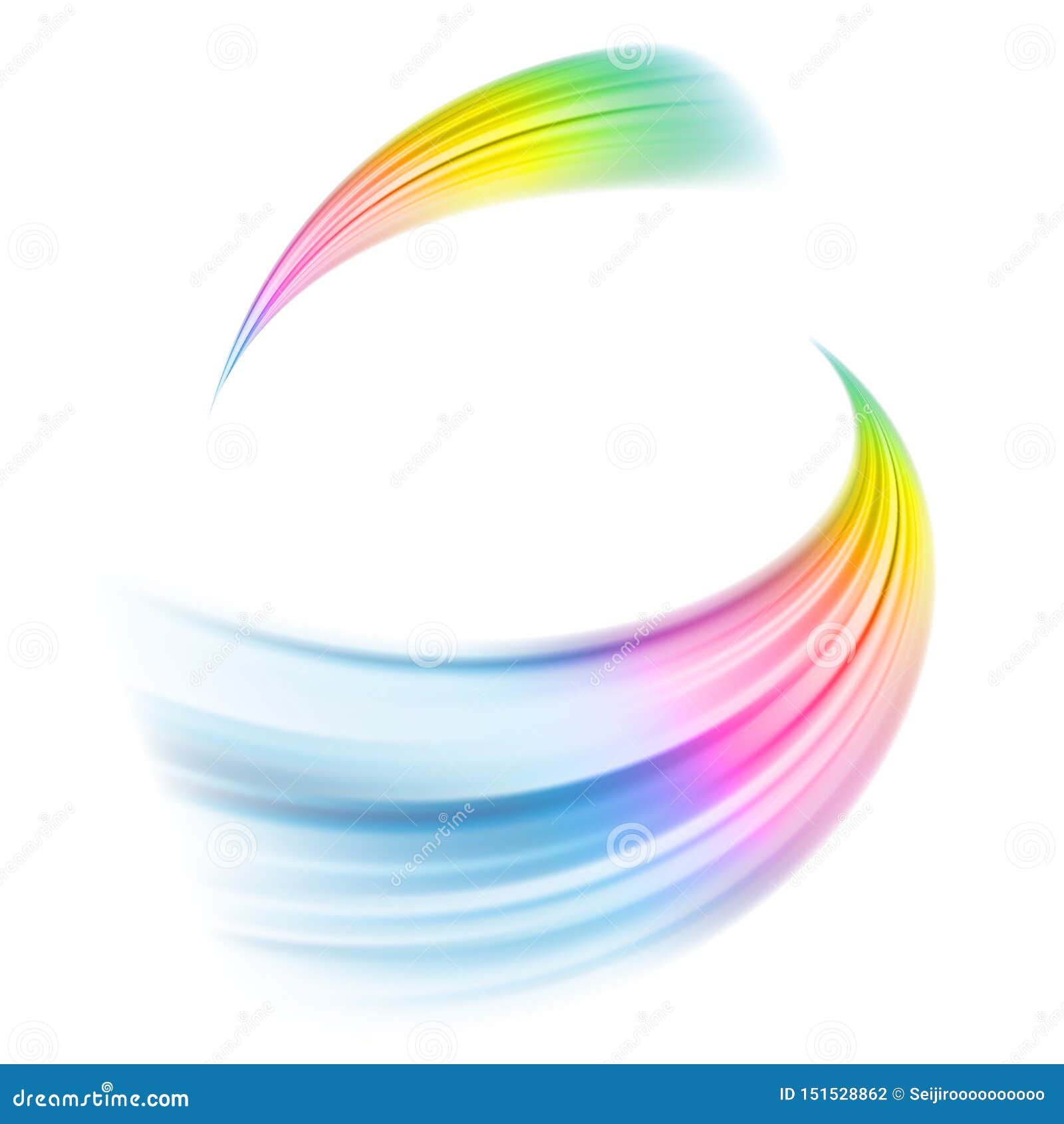 GD Mesh Blue_Streamline Object Rainbow Stock Vector - Illustration of ...