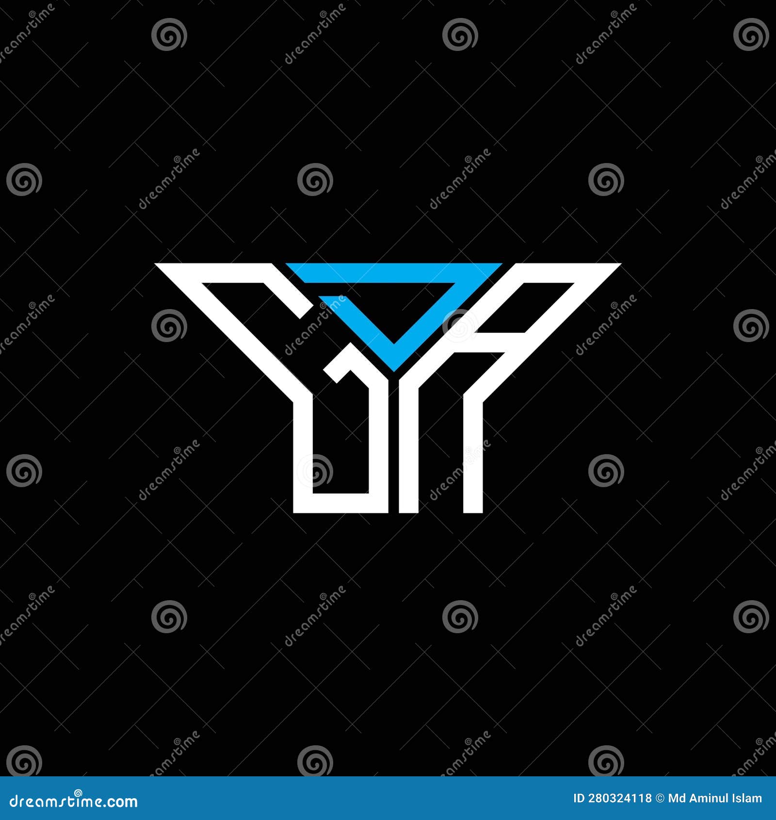 GDA Letter Logo Creative Design with Vector Graphic, GDA Simple and ...