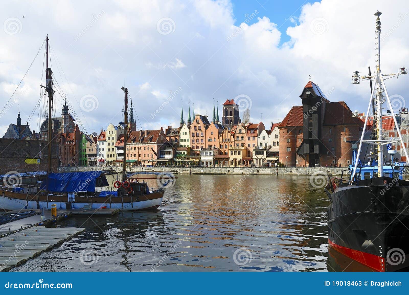 Gdansk (danzig) in Poland stock image. Image of architecture - 19018463