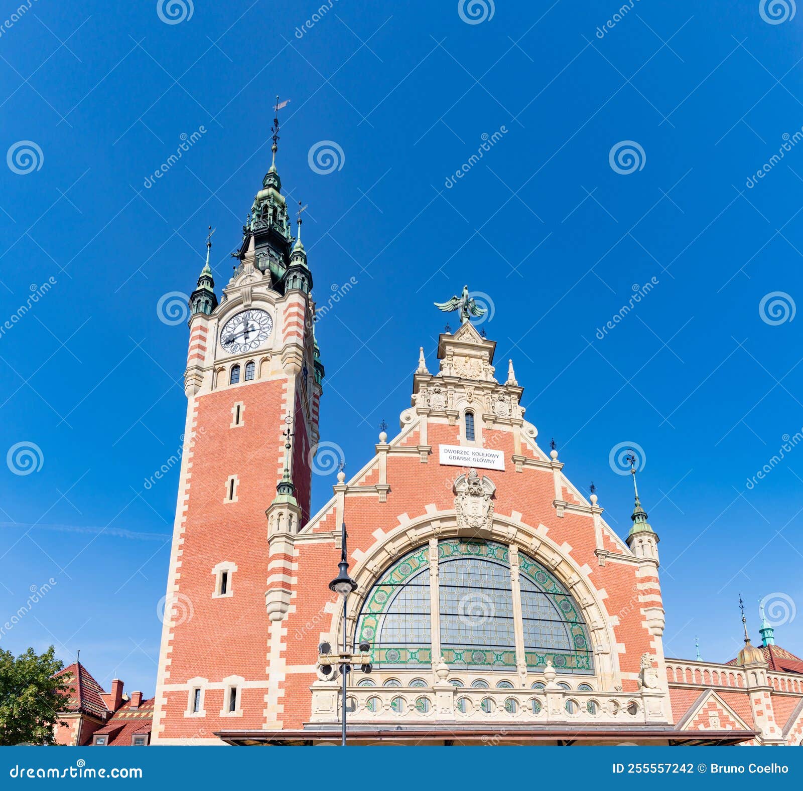 Gdansk Main Train Station stock photo. Image of train - 255557242