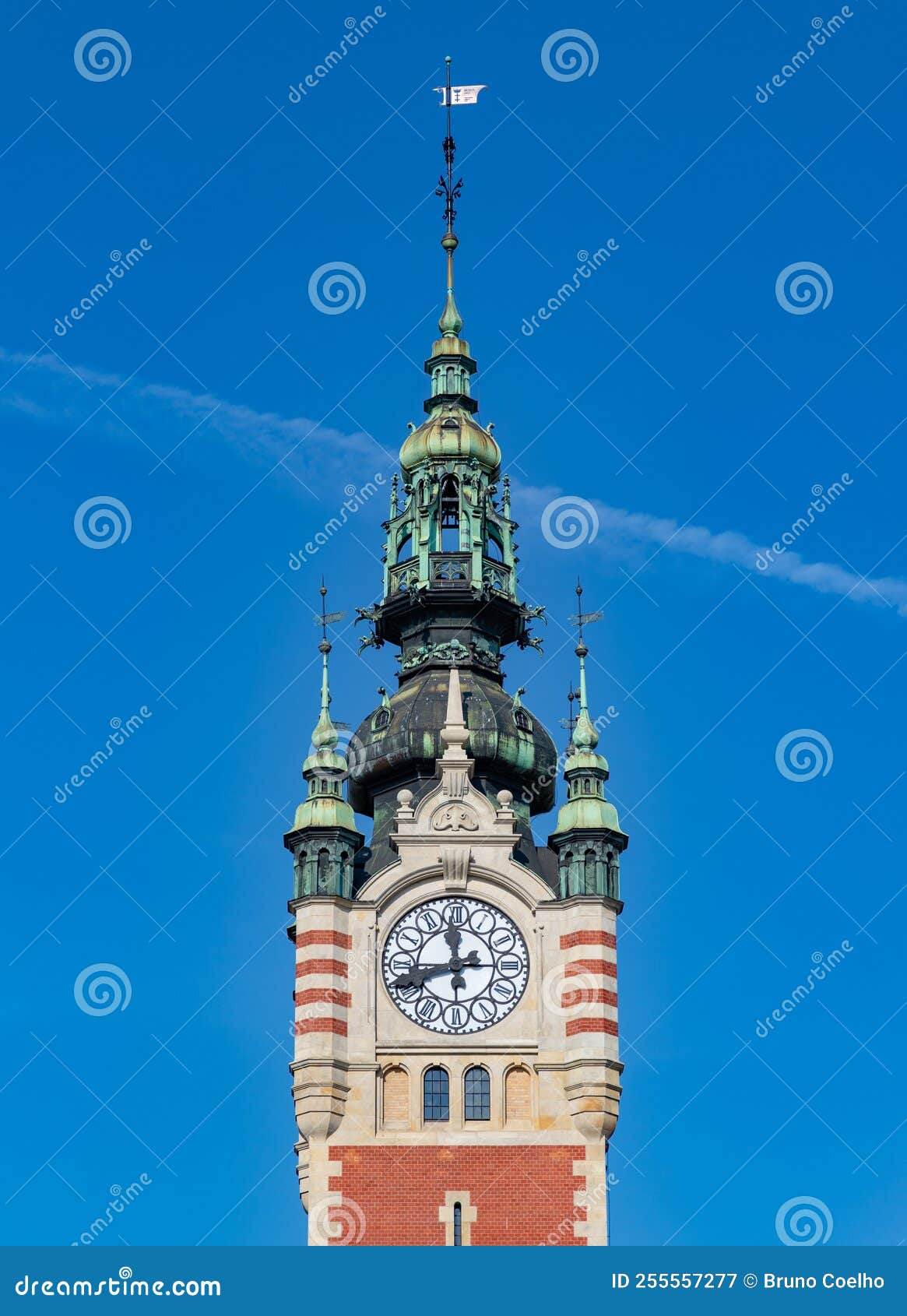 Gdansk Main Train Station Tower Stock Image - Image of polska ...