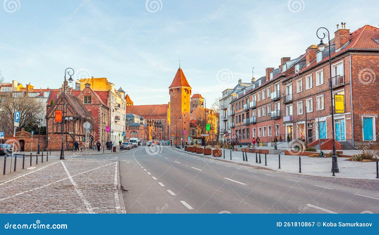 Gdansk, Poland - 12 March, 2022: Jacek Tower in Gdansk Editorial ...