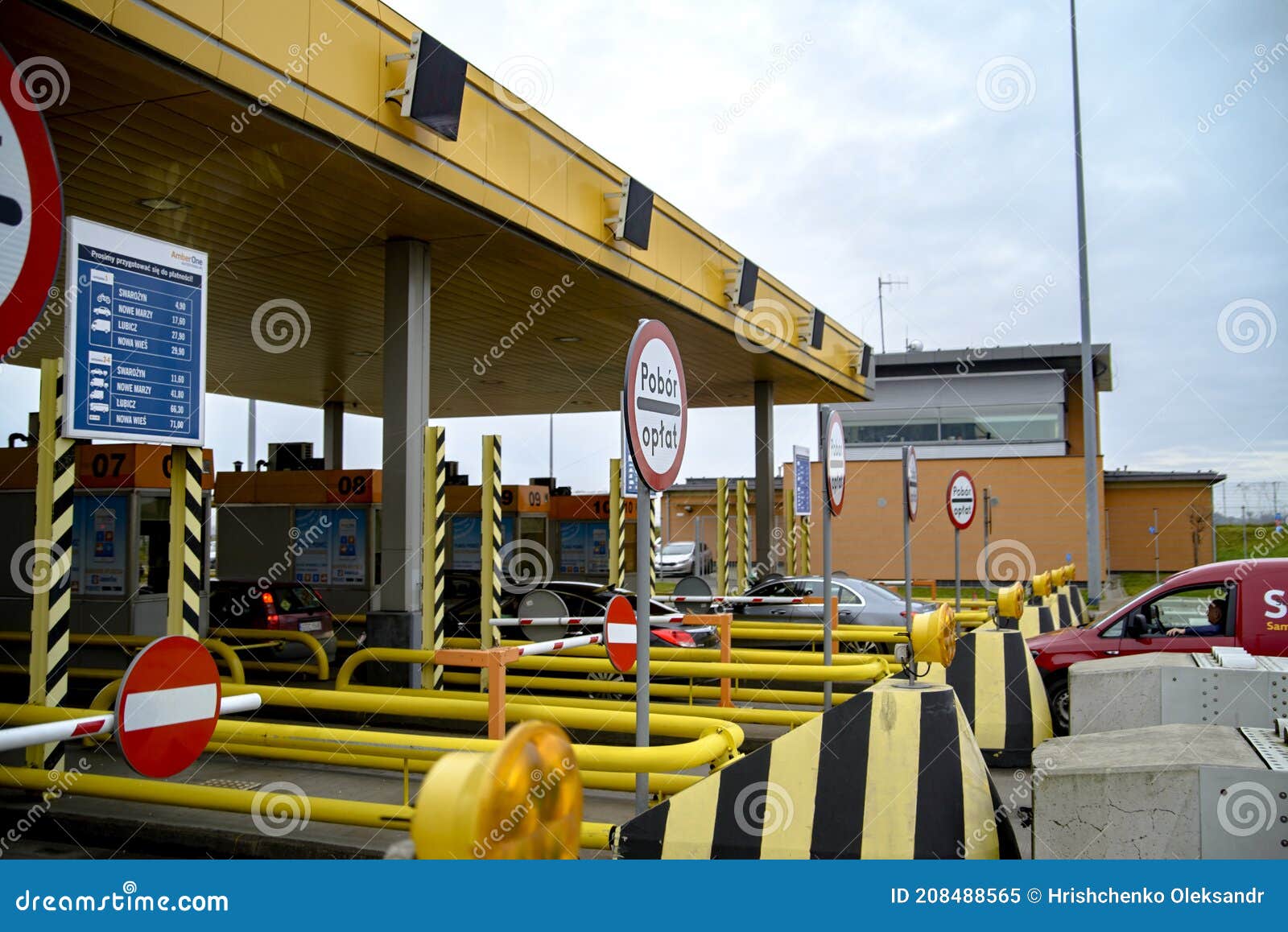 Automatic Payment Gate At The Light Rail Transit Station Editorial ...