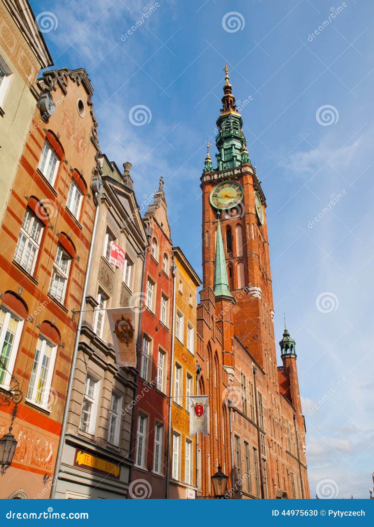 Gdansk Town Hall editorial image. Image of poland, design - 44975630