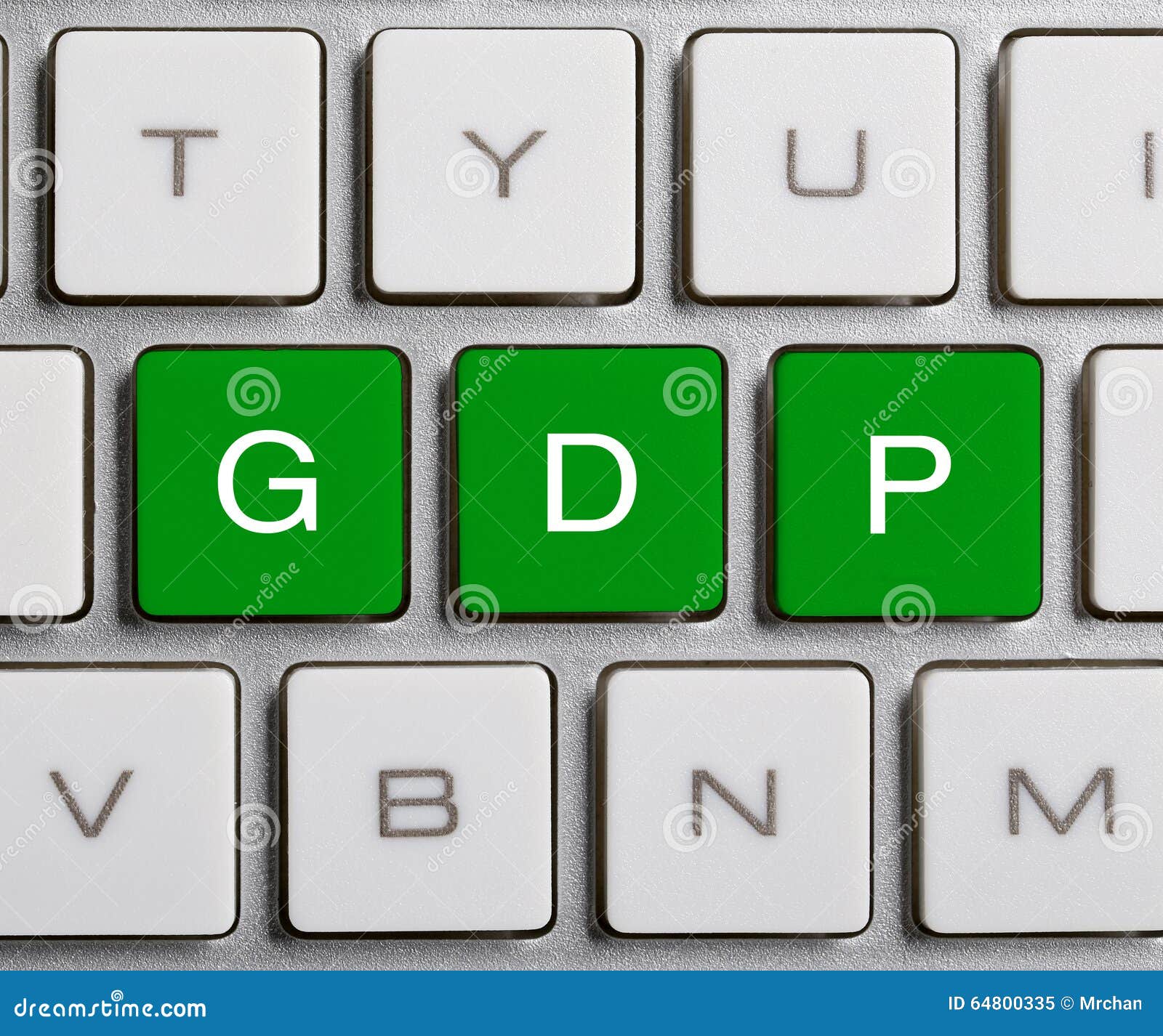 GDP on Keyboard stock image. Image of businesswoman, goods - 64800335