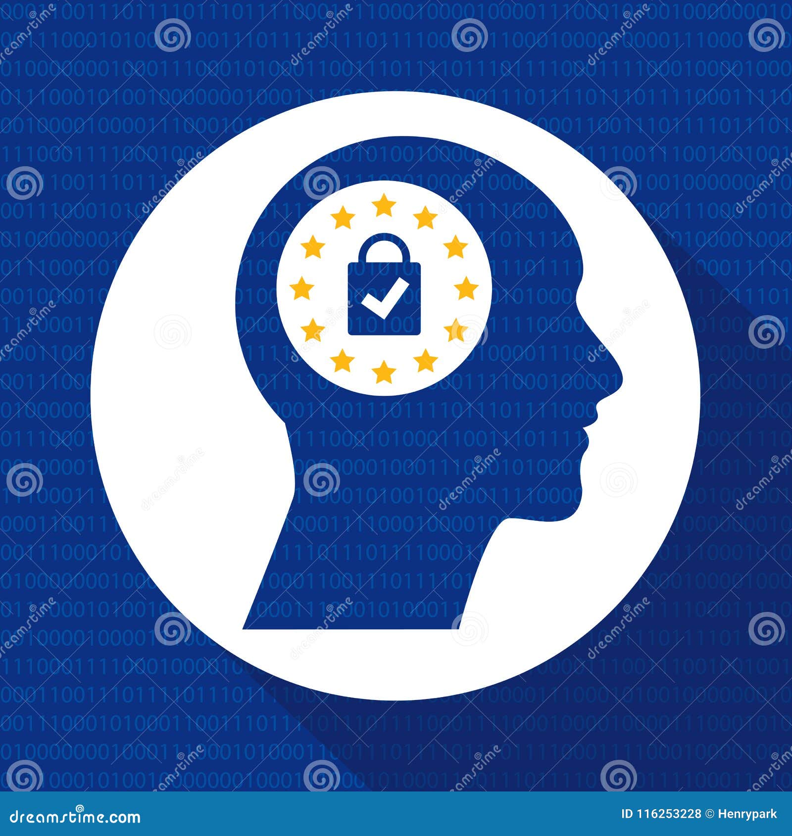 GDPR Concept. General Data Protection Regulation. New EU Law from 2018 ...