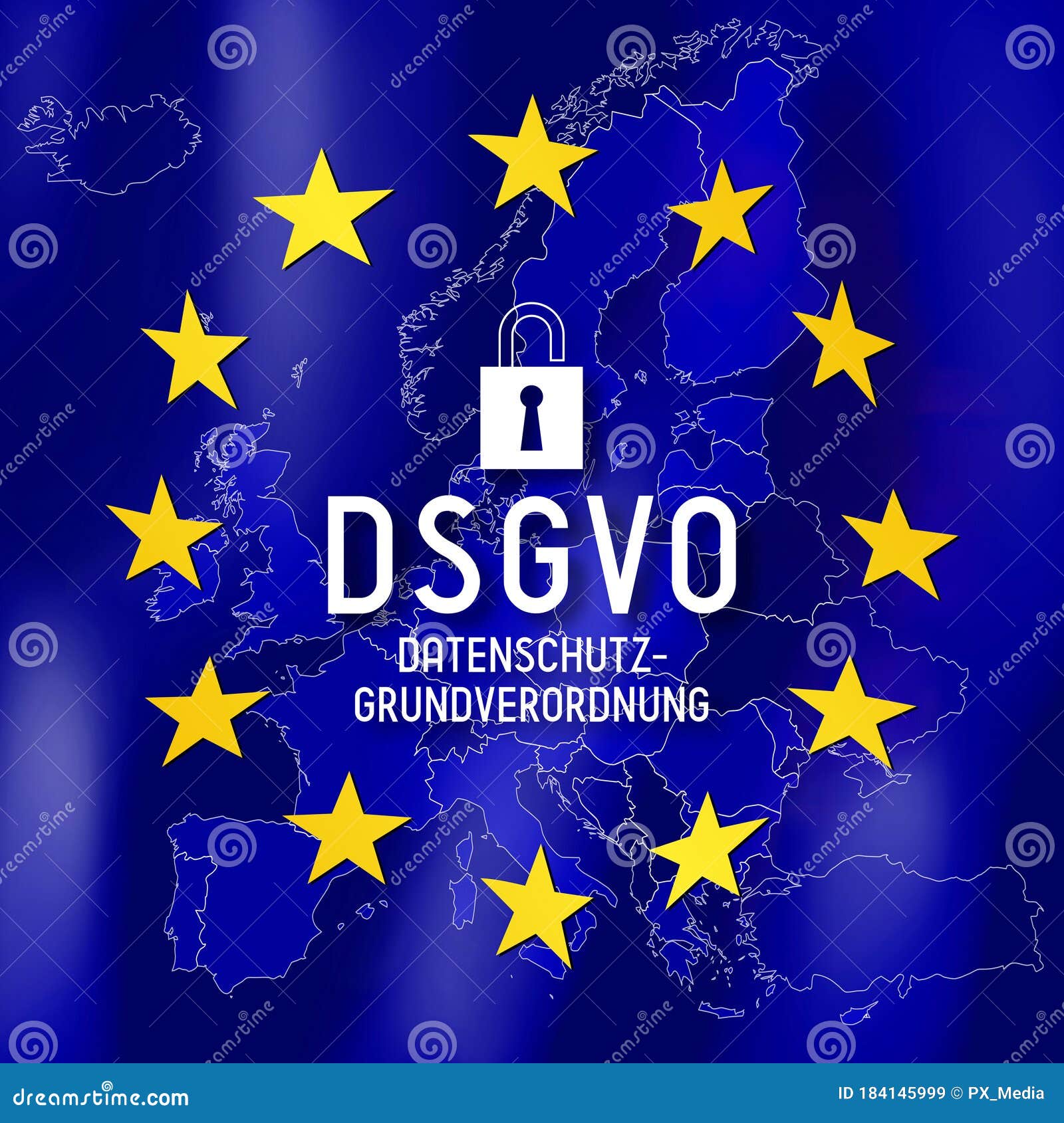 GDPR English/ DSGVO German - General Data Protection Regulation ...