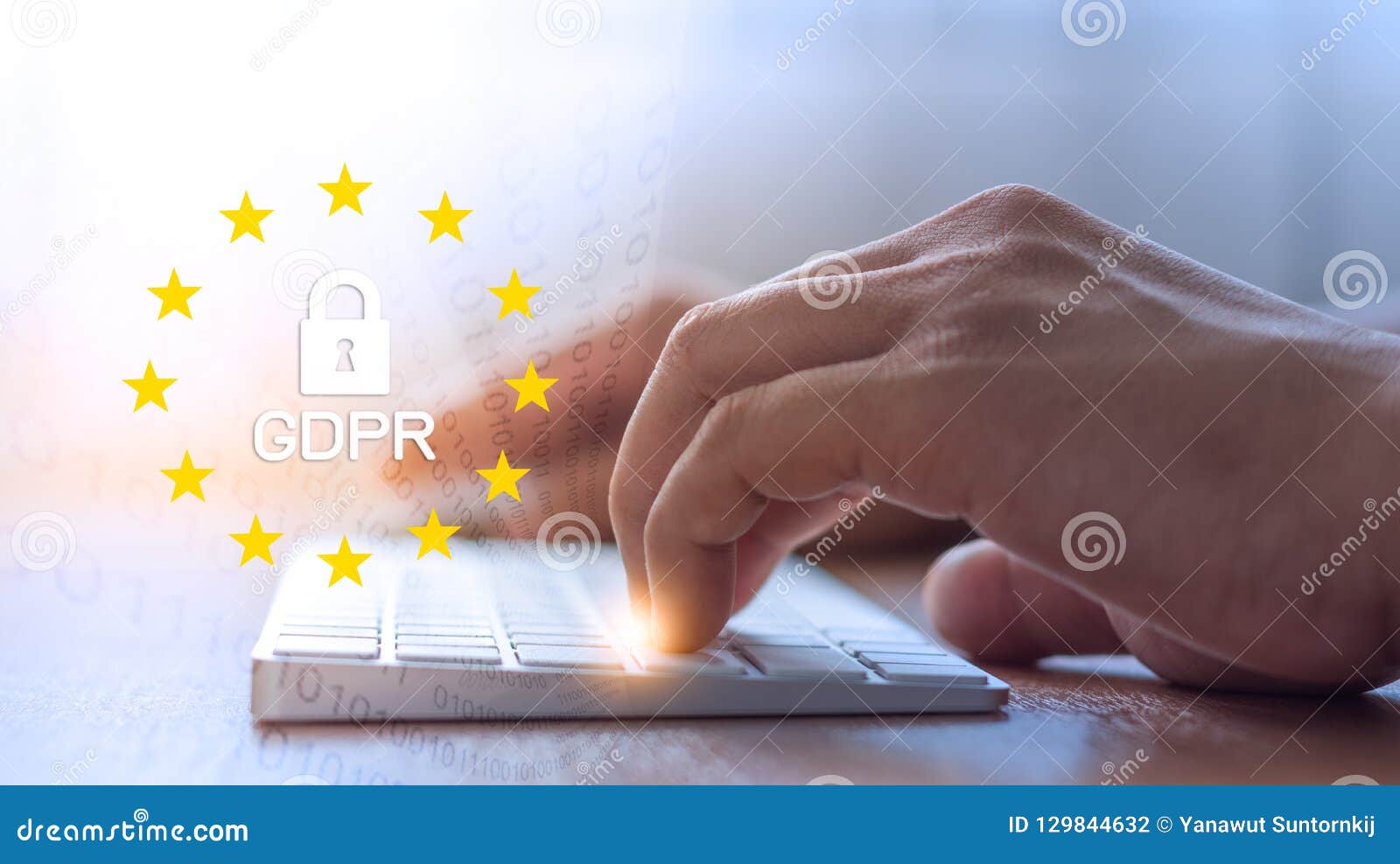 GDPR General Data Protection Regulation Concept Stock Photo - Image of ...